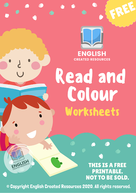 Read and Color Worksheets – English Created Resources
