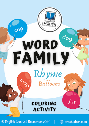 the word family coloring pages