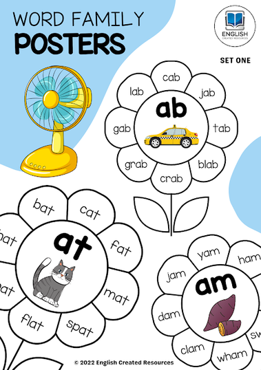 Ank Word Family Worksheet