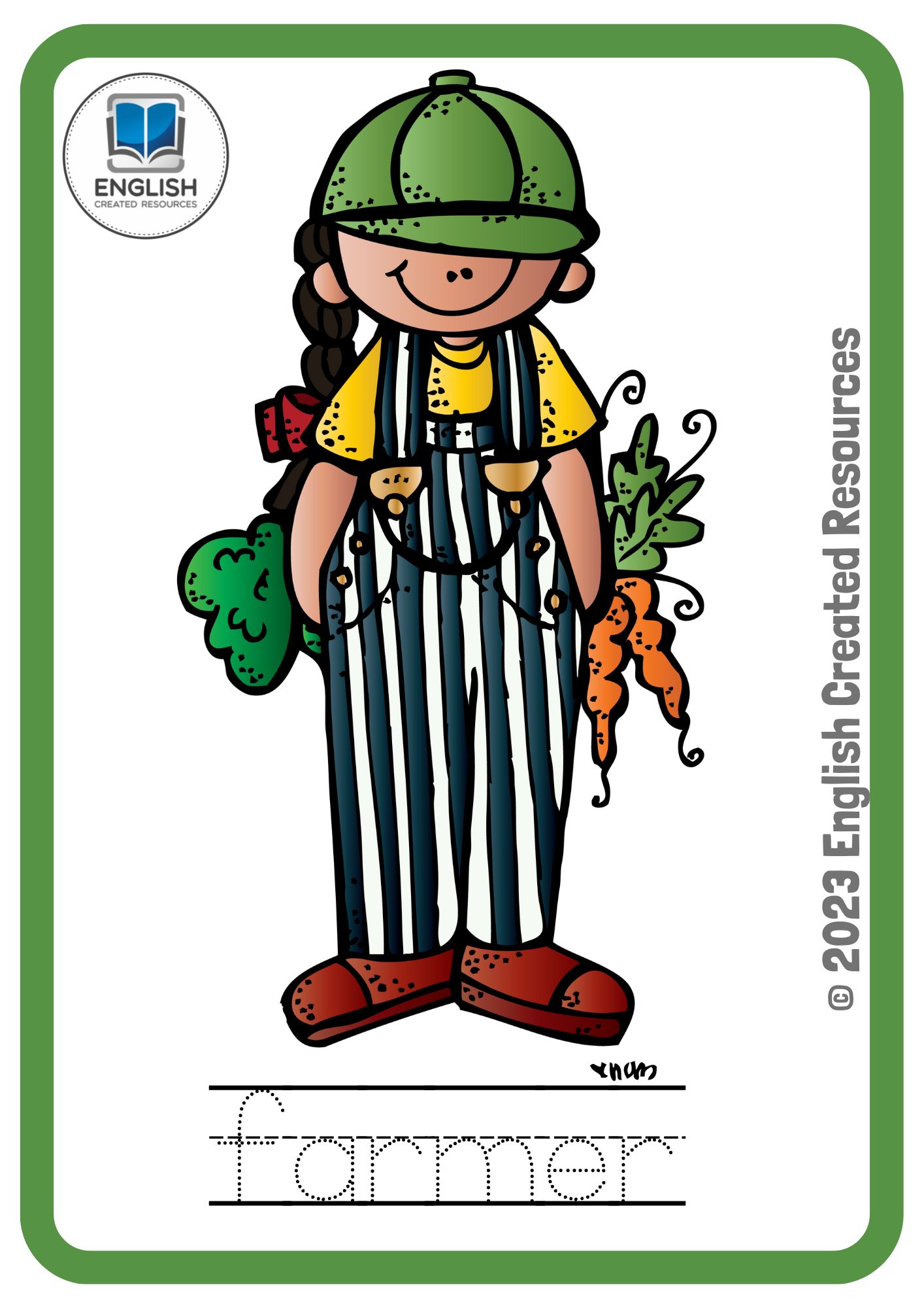 Community Helpers Flashcards – English Created Resources