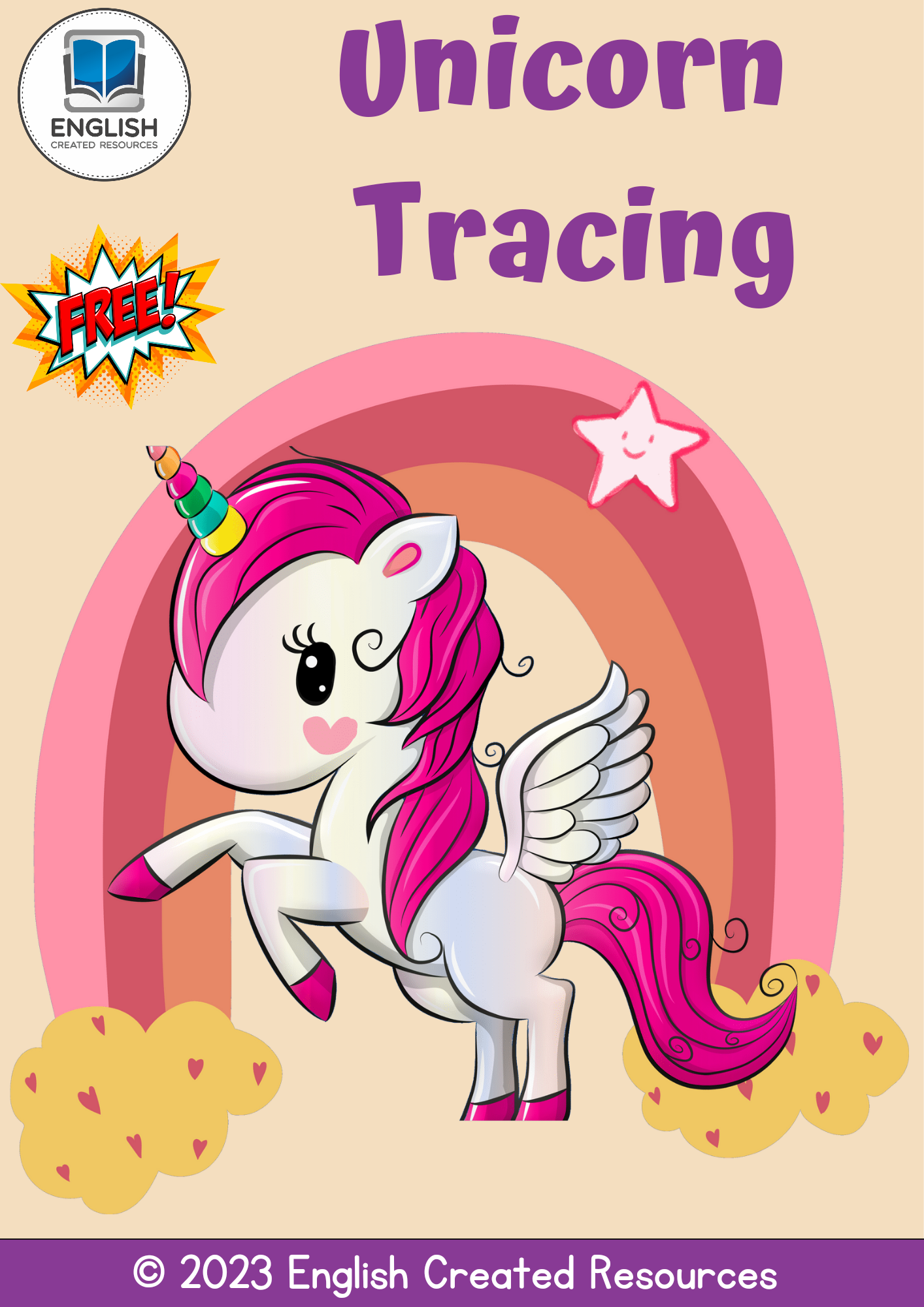 Unicorn Tracing – English Created Resources