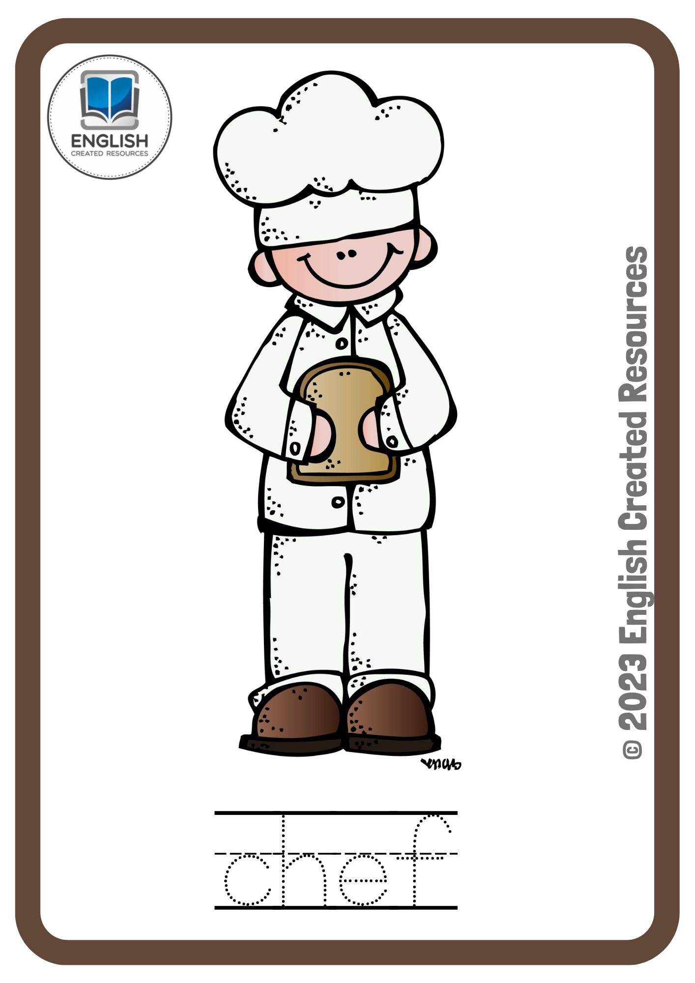 Community Helpers Flashcards – English Created Resources