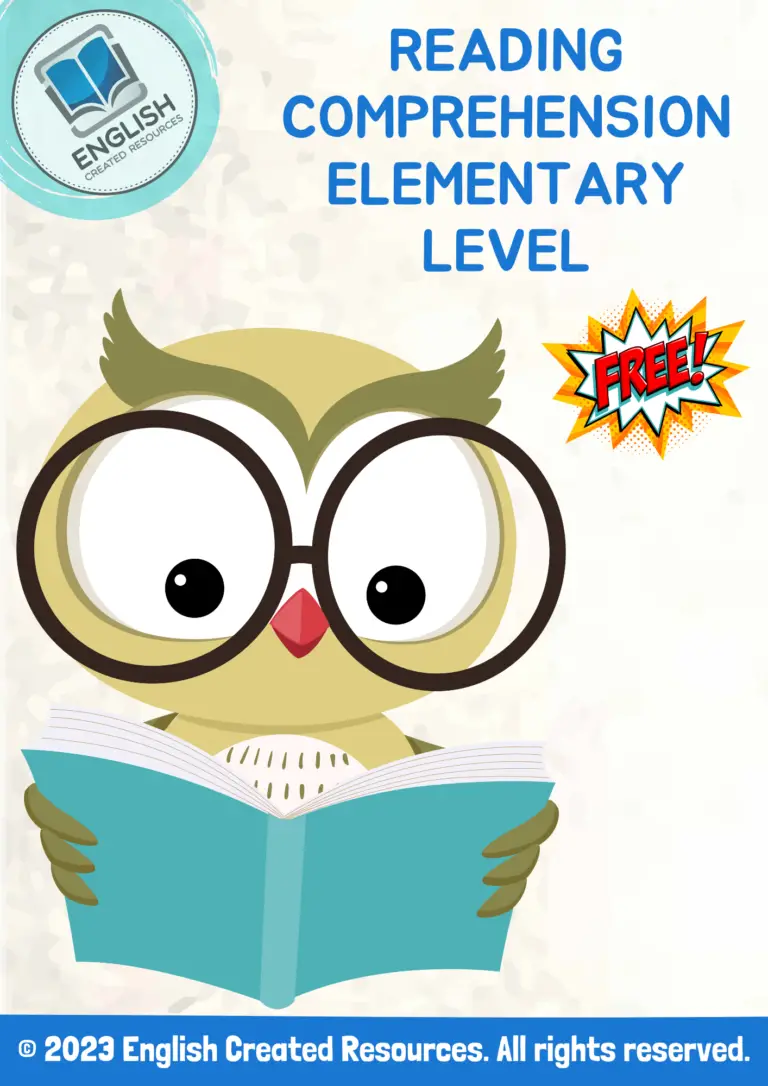 Reading Comprehension Elementary Level – English Created Resources