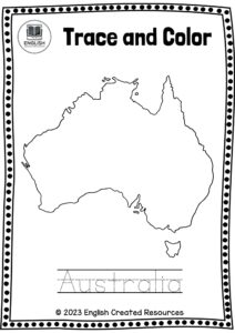 Continents Of the World Coloring Book – English Created Resources