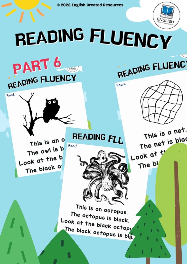 Reading Fluency Part 6 – English Created Resources