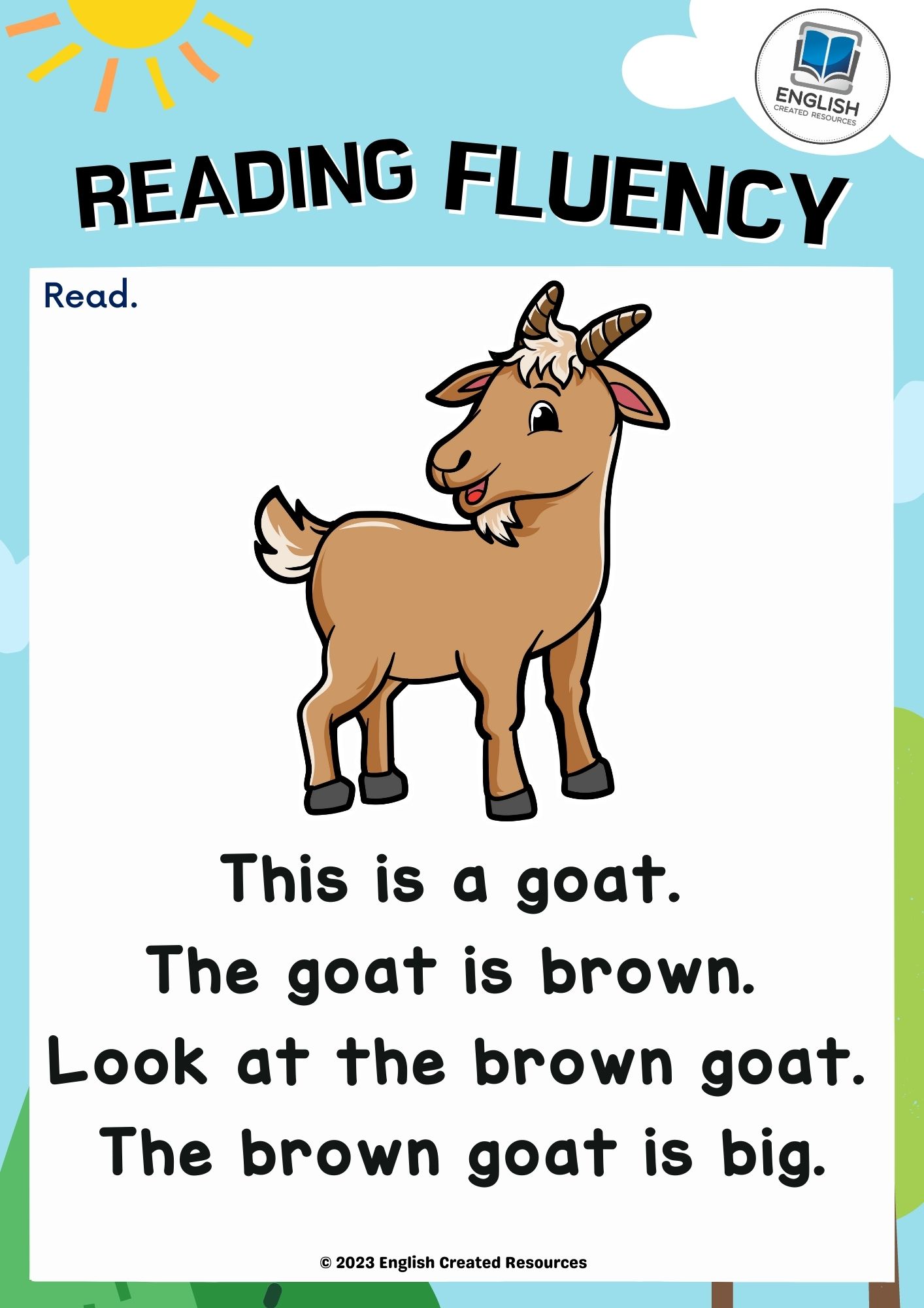 Reading Fluency Part 6 – English Created Resources