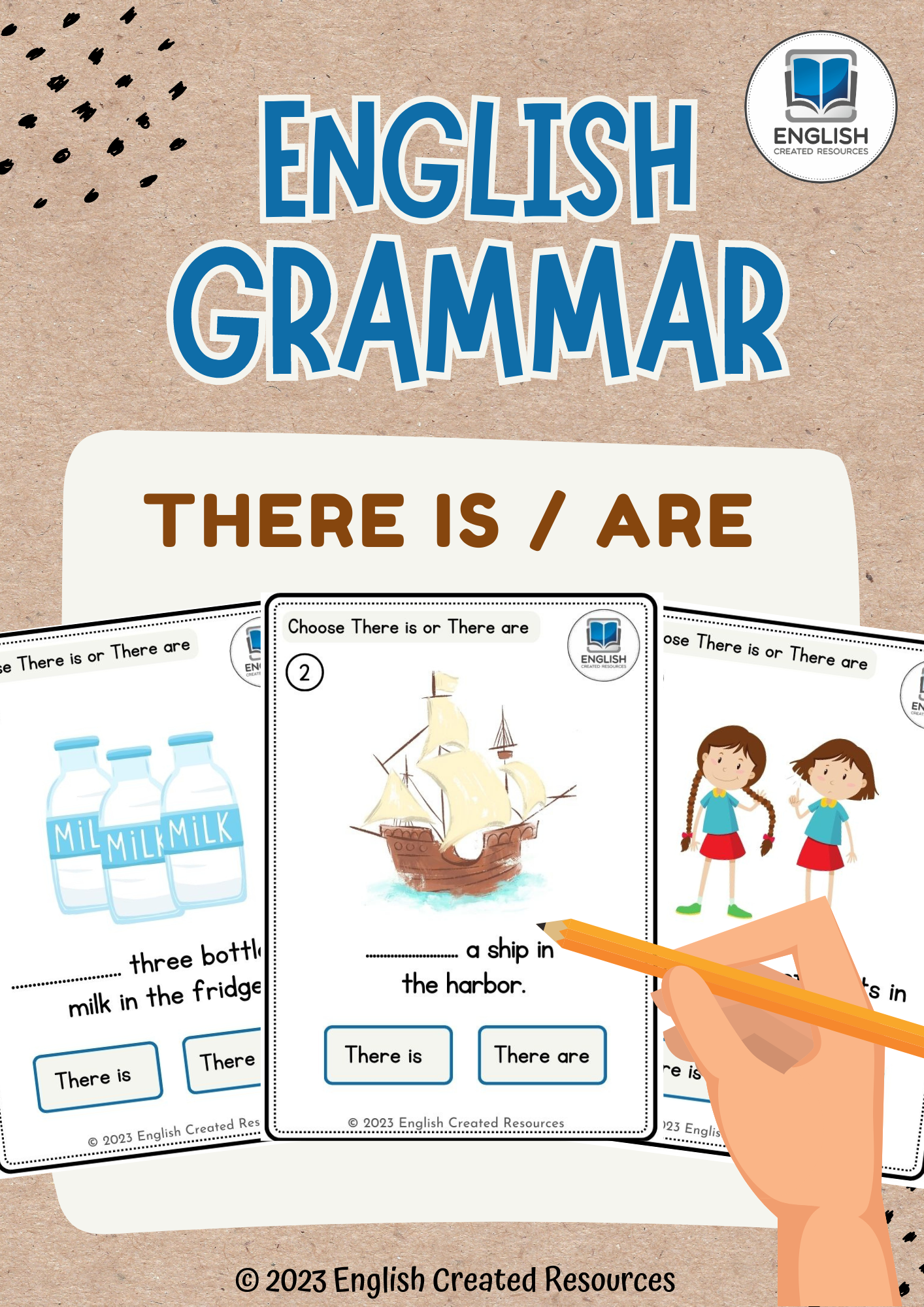 There is & are Task Cards – English Created Resources