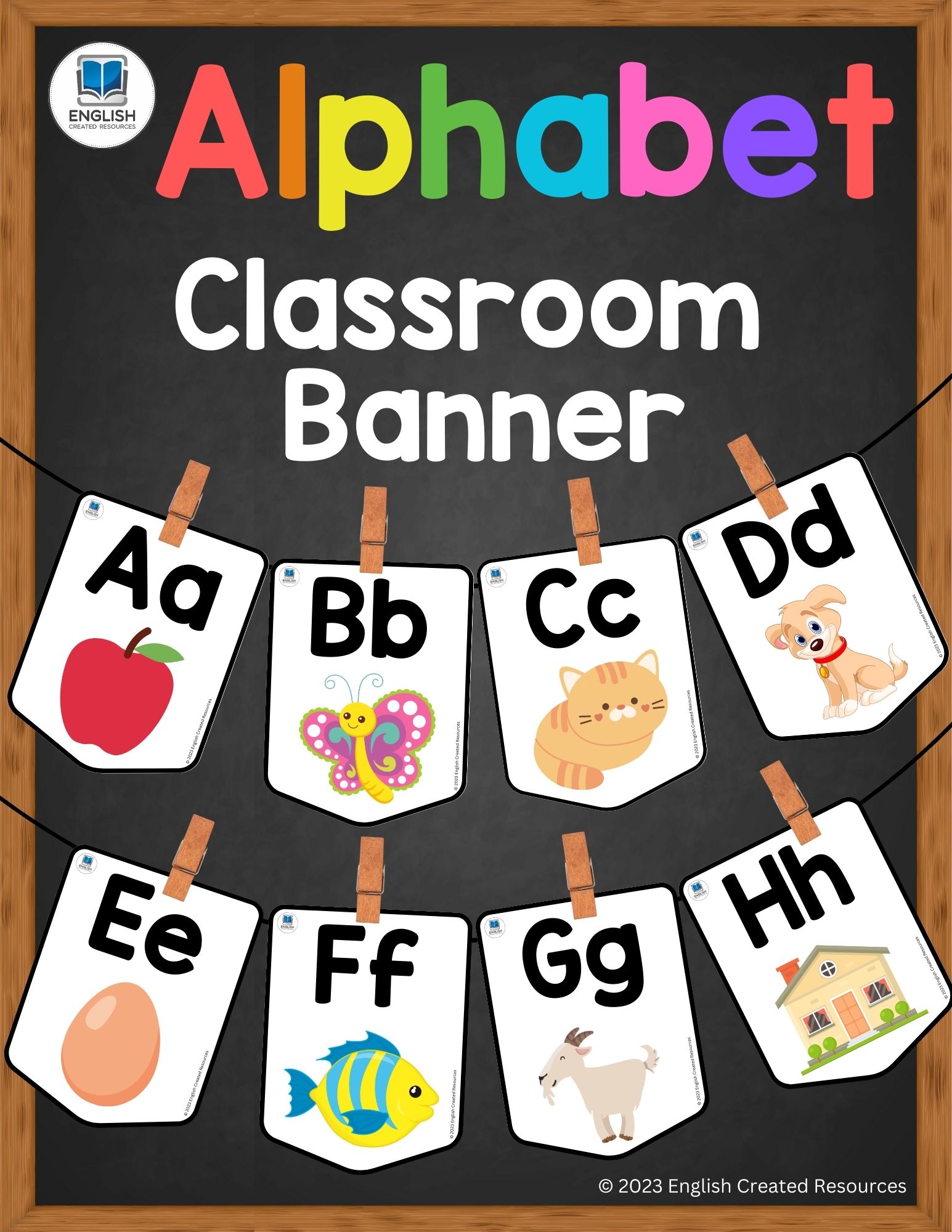 Alphabet Classroom Banner – English Created Resources