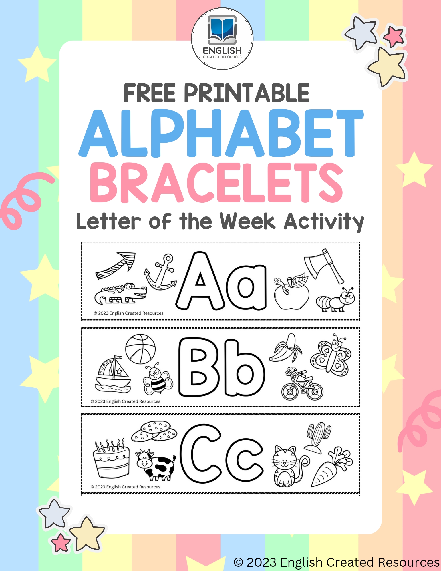 Alphabet Bracelets – English Created Resources