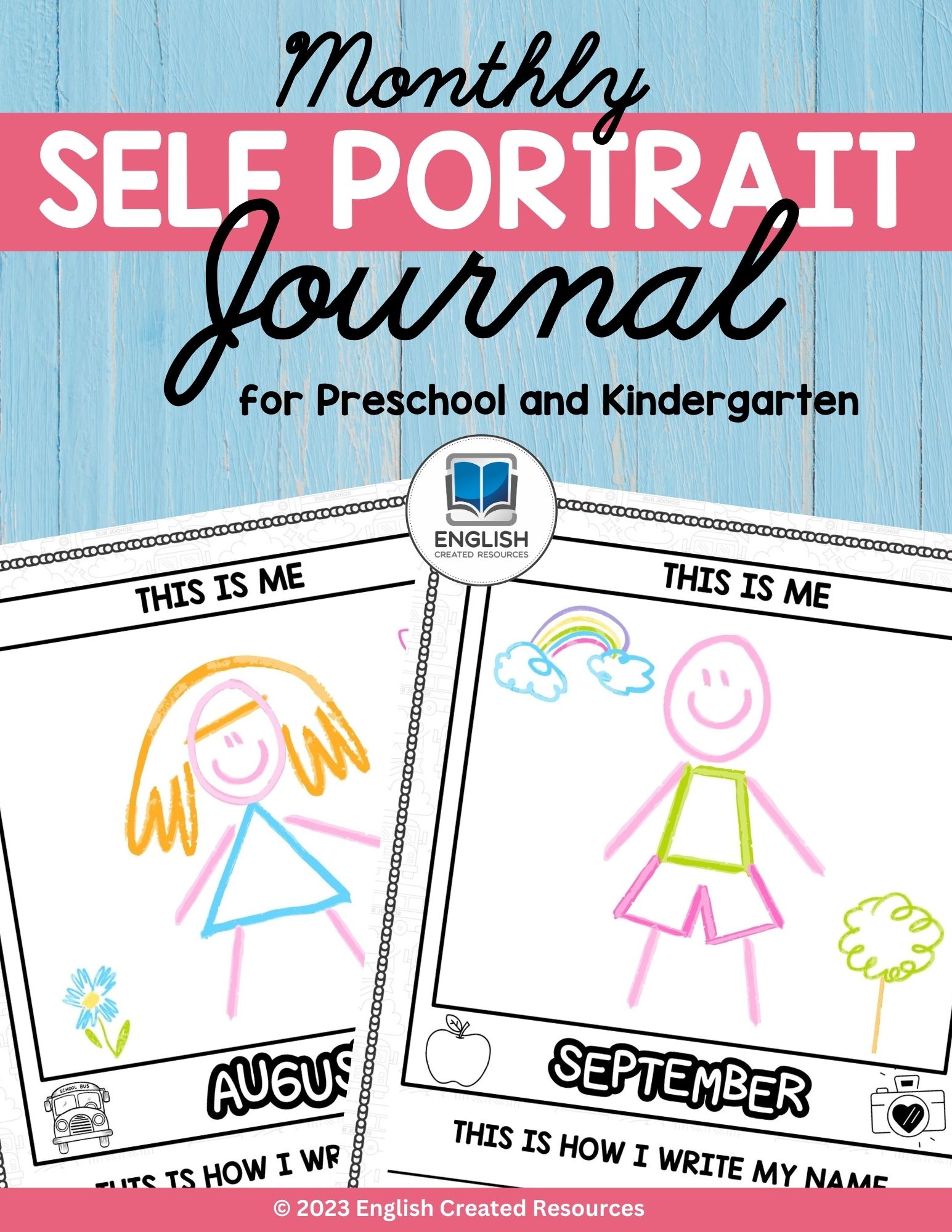 Monthly Self-Portrait Journal – English Created Resources