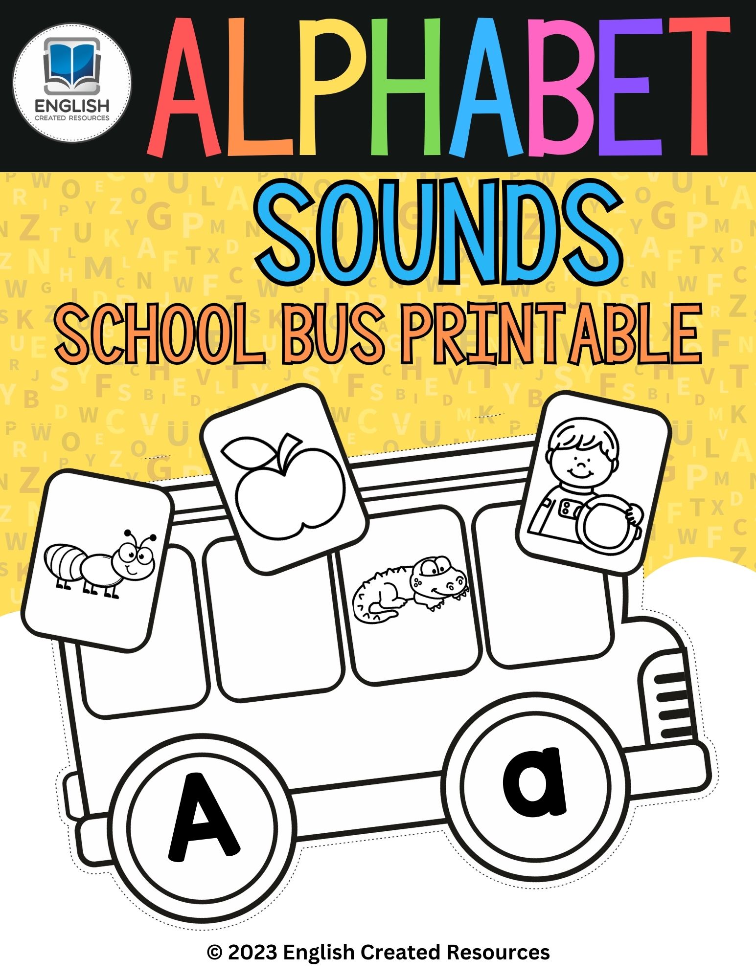 Alphabet Sounds School Bus – English Created Resources