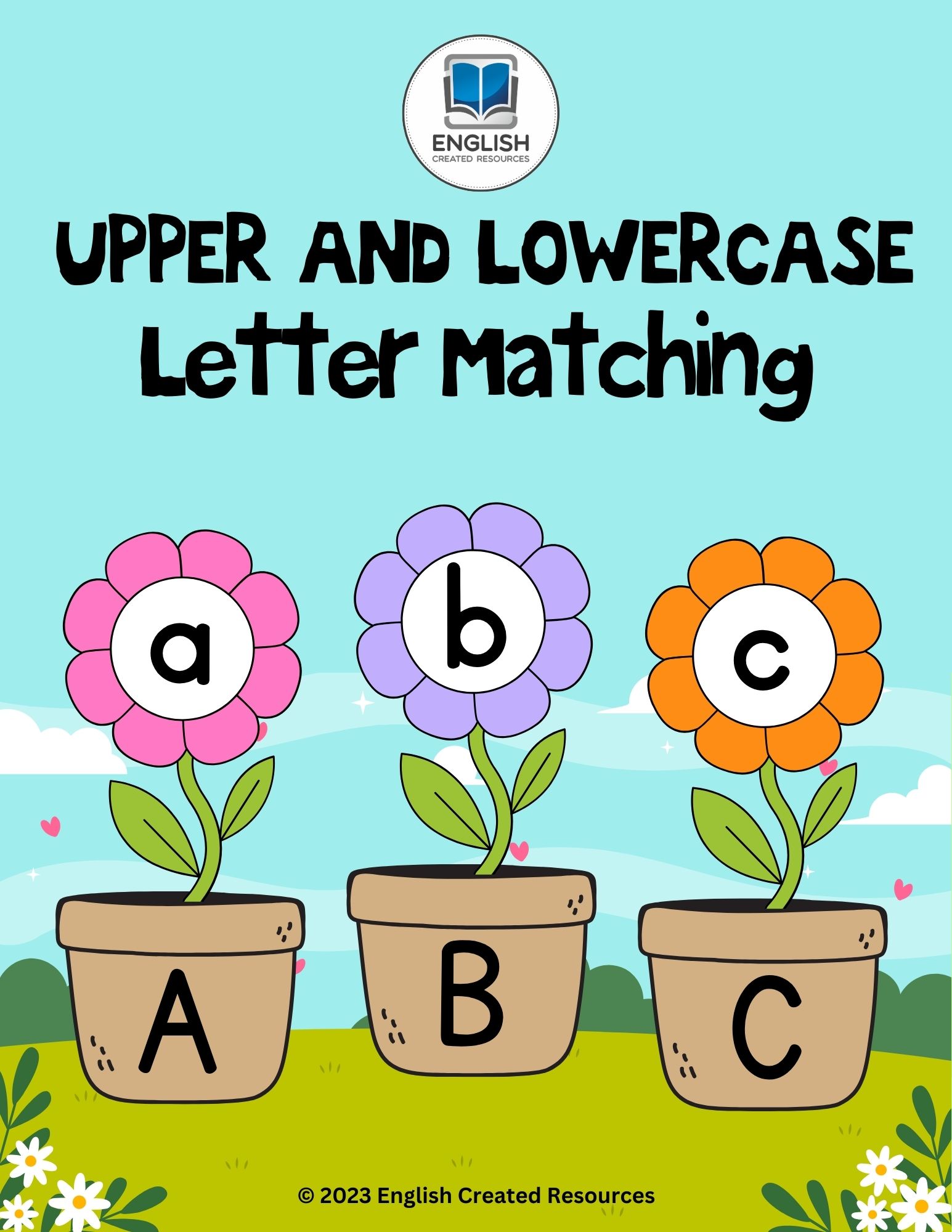 Flower Letter Matching – English Created Resources