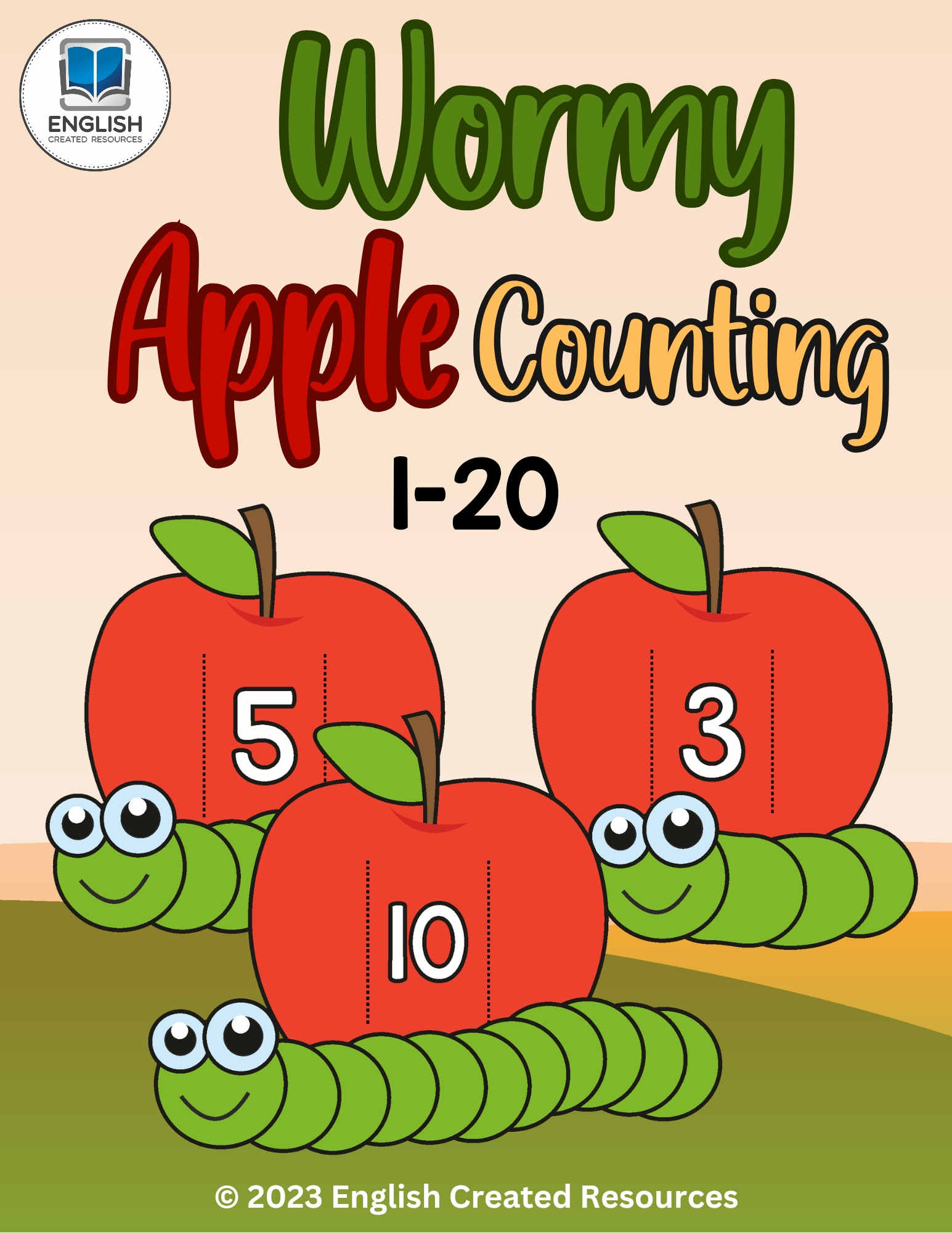 Wormy Apple Counting – English Created Resources