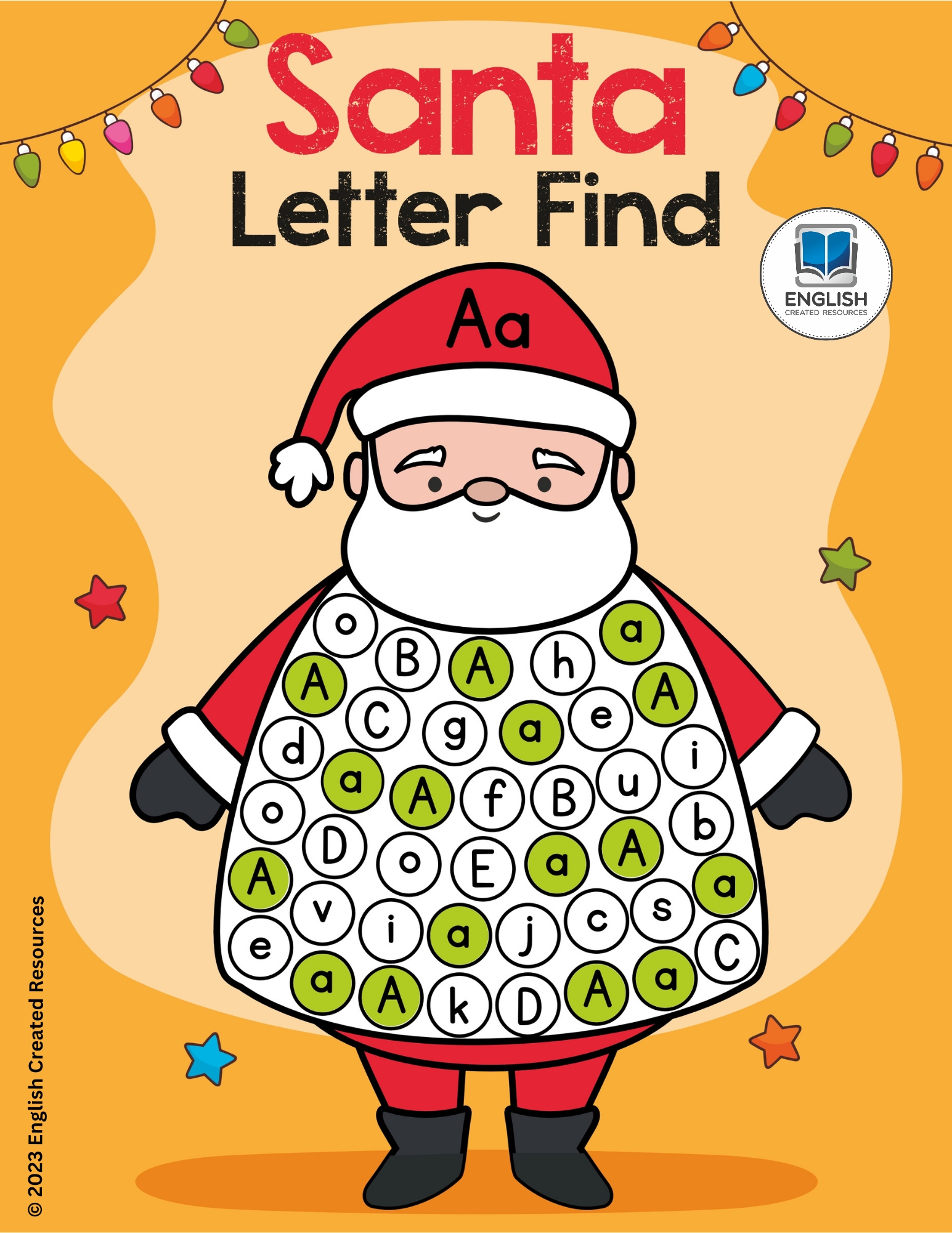 Santa Letter Recognition – English Created Resources