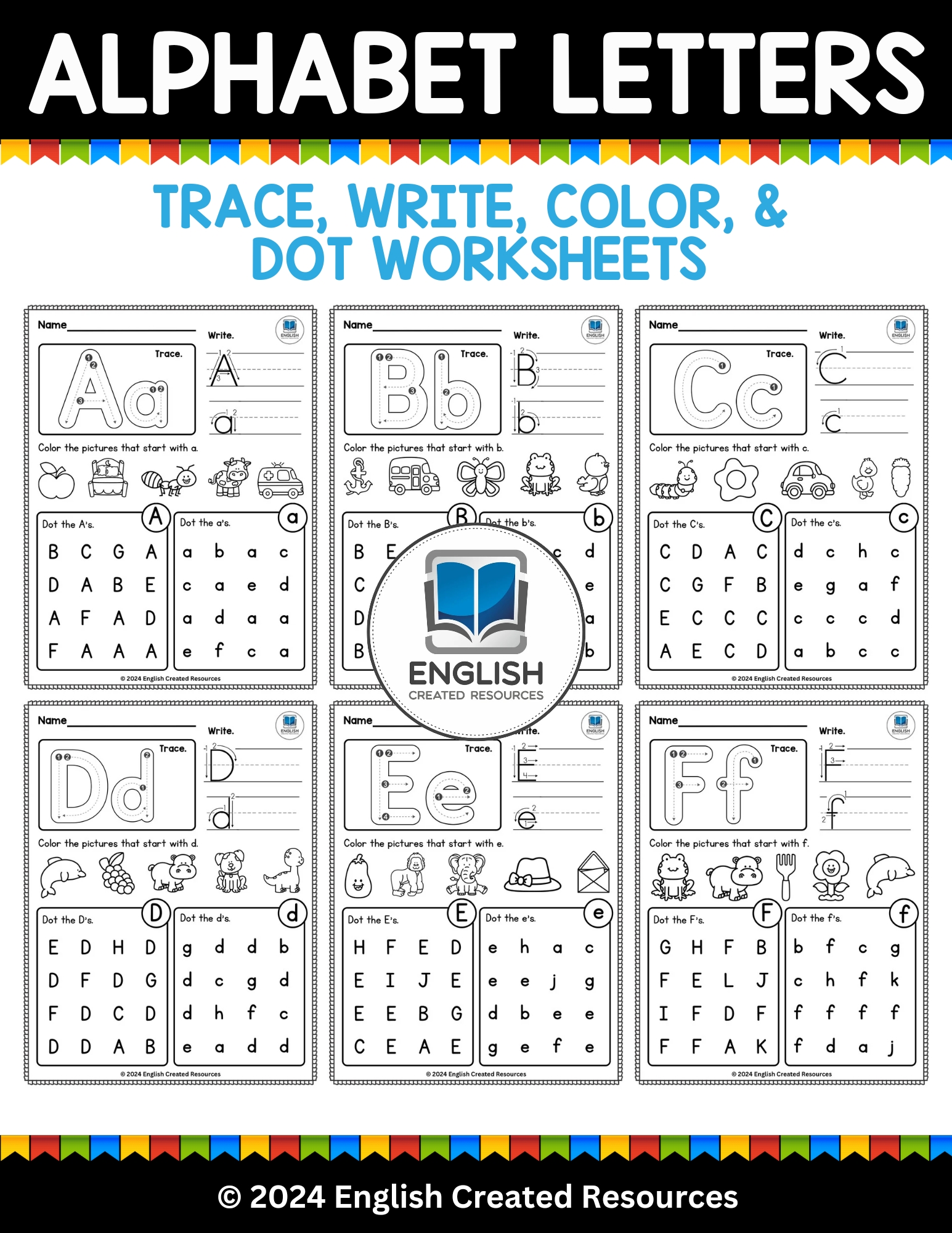 Alphabet Letters – English Created Resources
