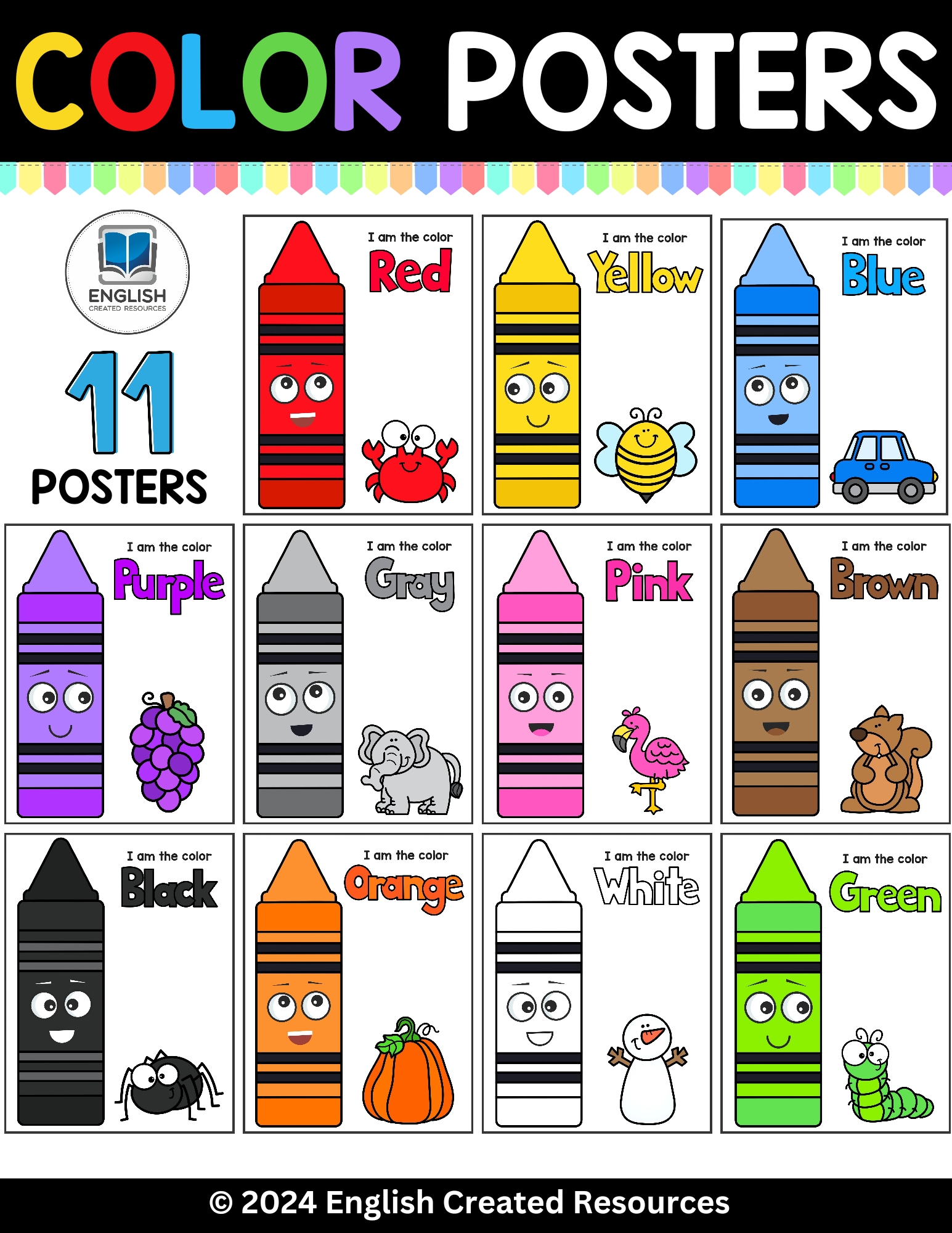 Color Posters – English Created Resources