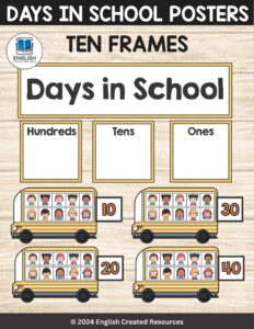 Days Of School Bus Theme – English Created Resources