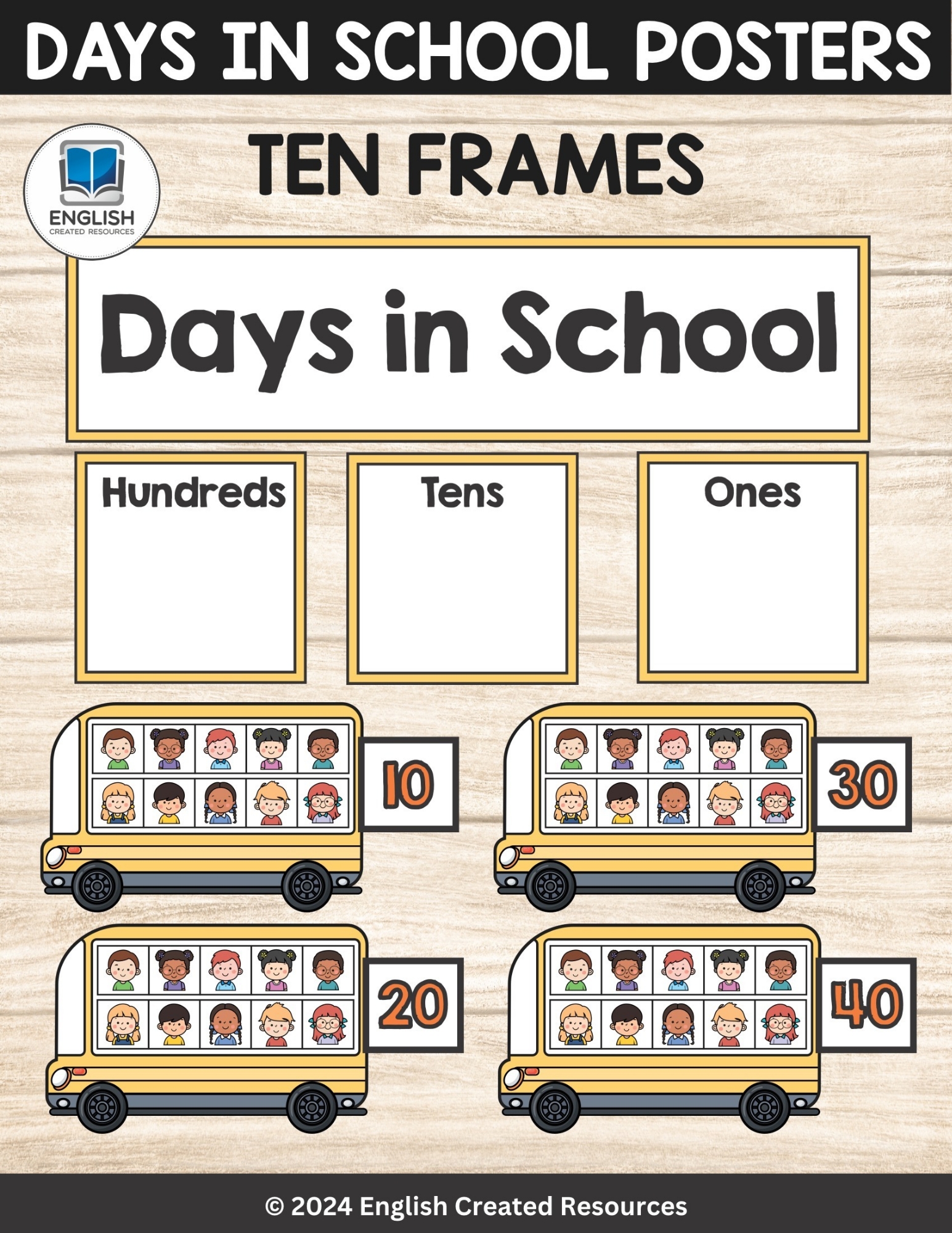 Days Of School Bus Theme – English Created Resources