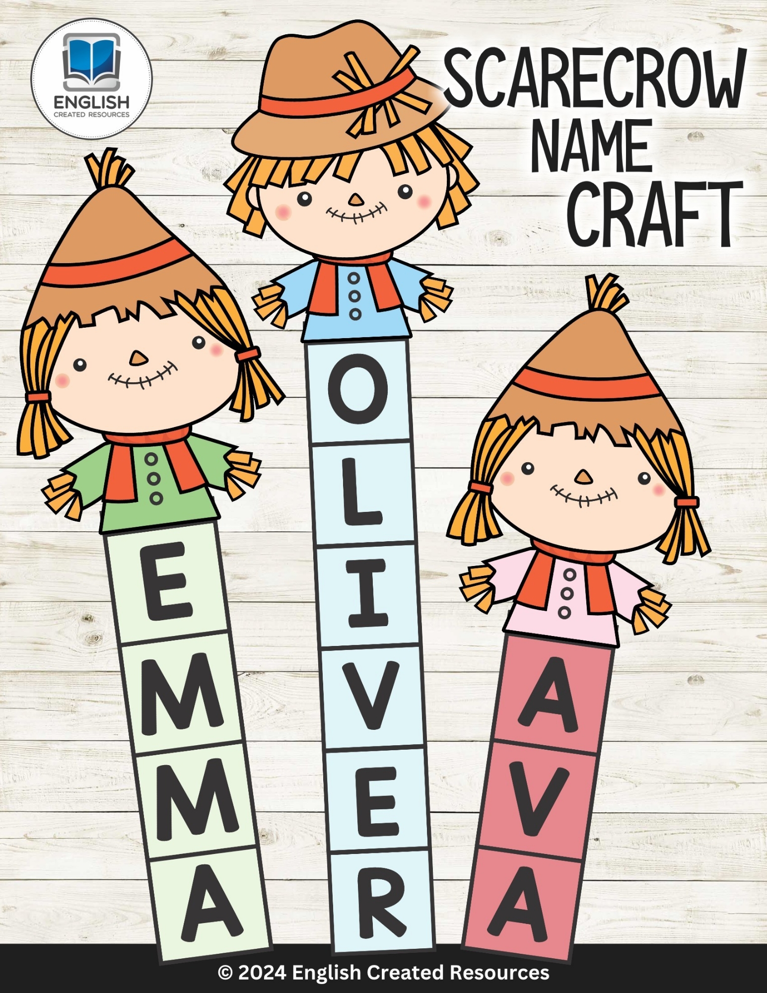 Scarecrow Name Craft – English Created Resources