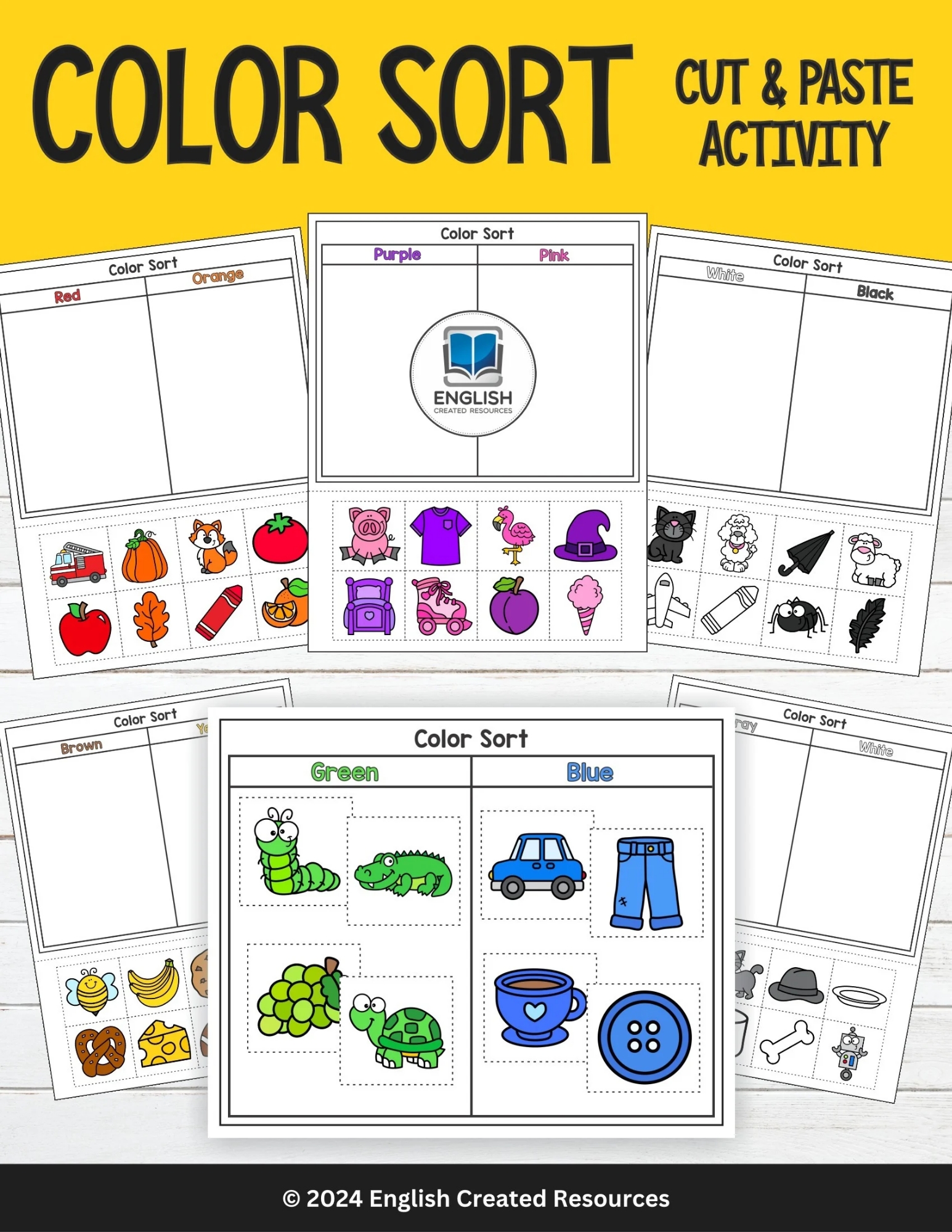 Color Sort – English Created Resources