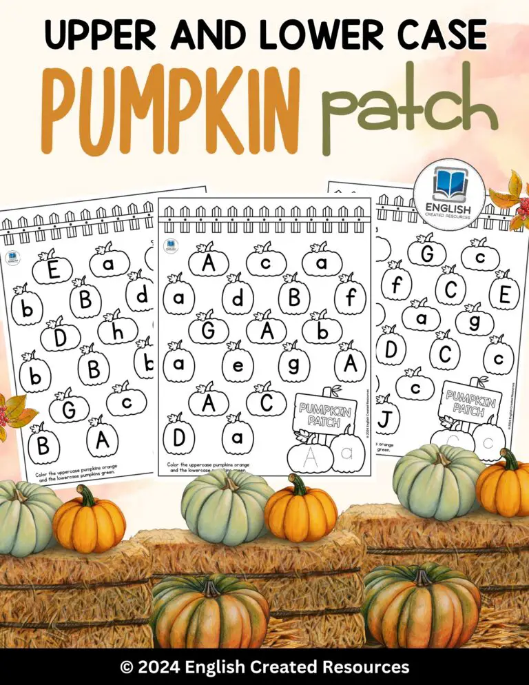 Alphabet Activities Pumpkin Patch – English Created Resources