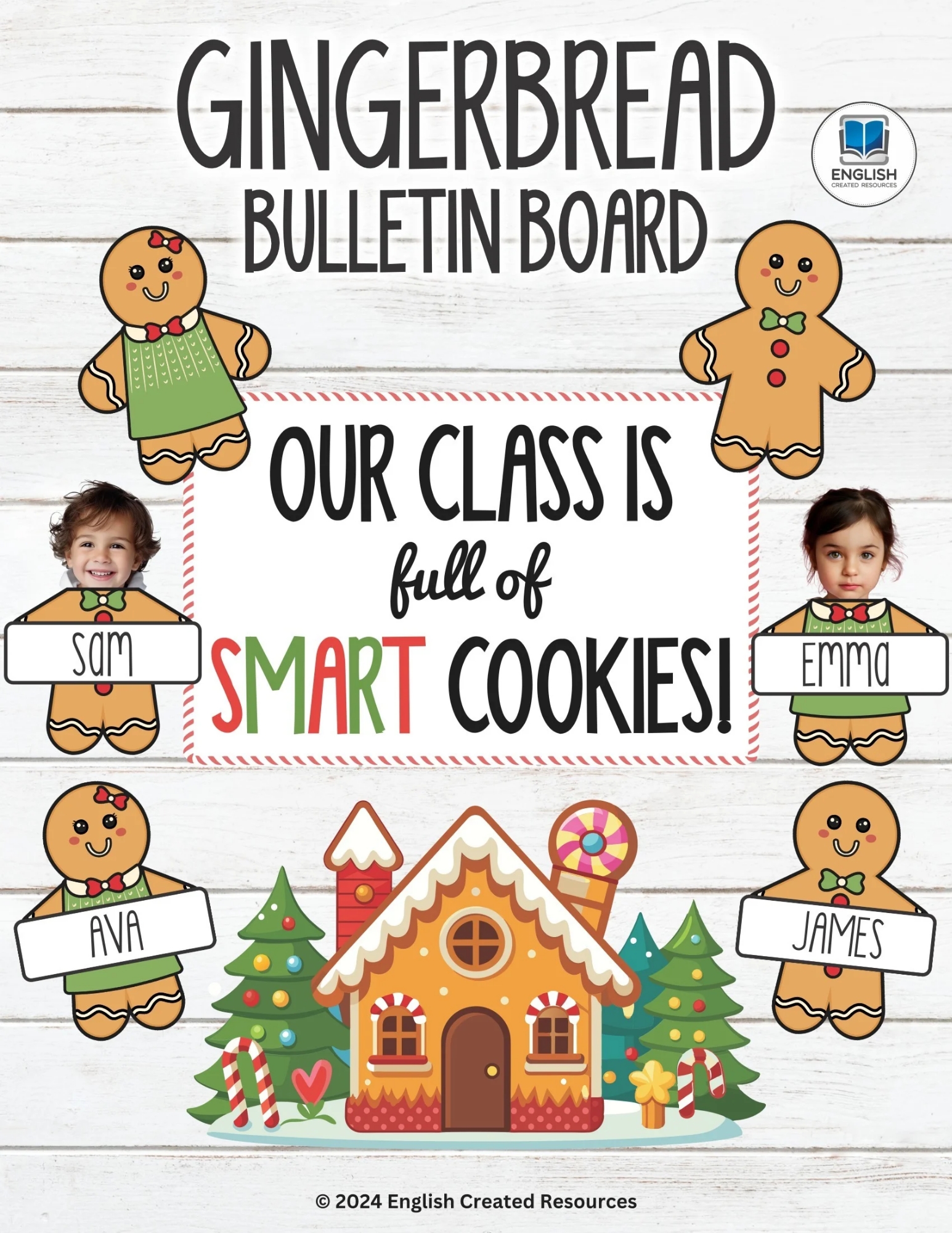 Gingerbread Bulletin Board – English Created Resources