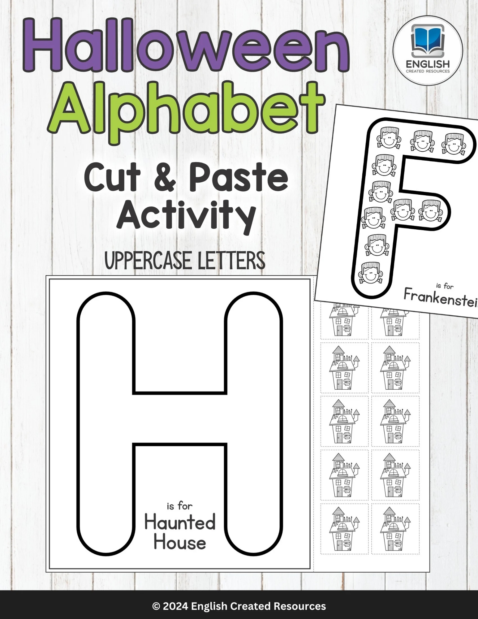 Halloween Alphabet Uppercase Letters – English Created Resources