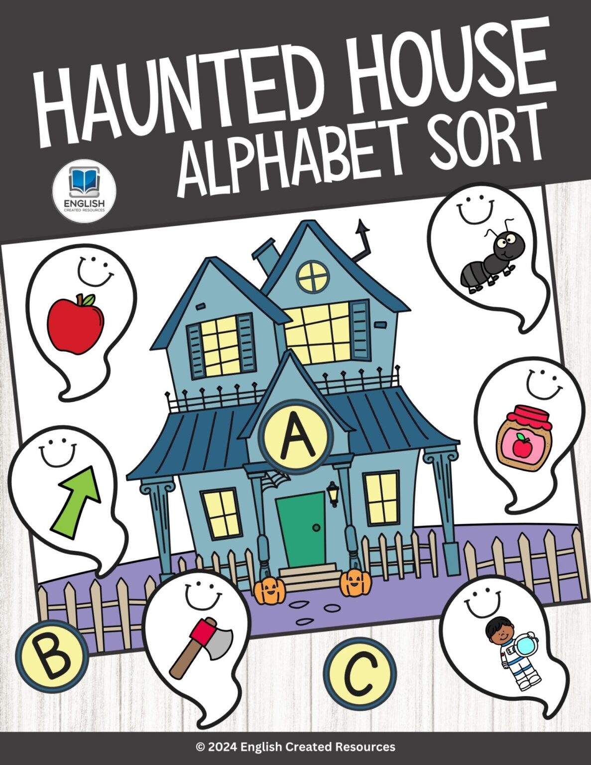 Haunted House Alphabet Sort – English Created Resources