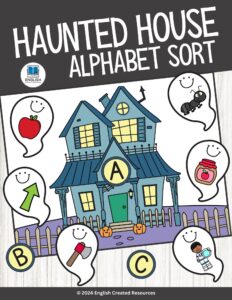 Haunted House Alphabet Sort – English Created Resources