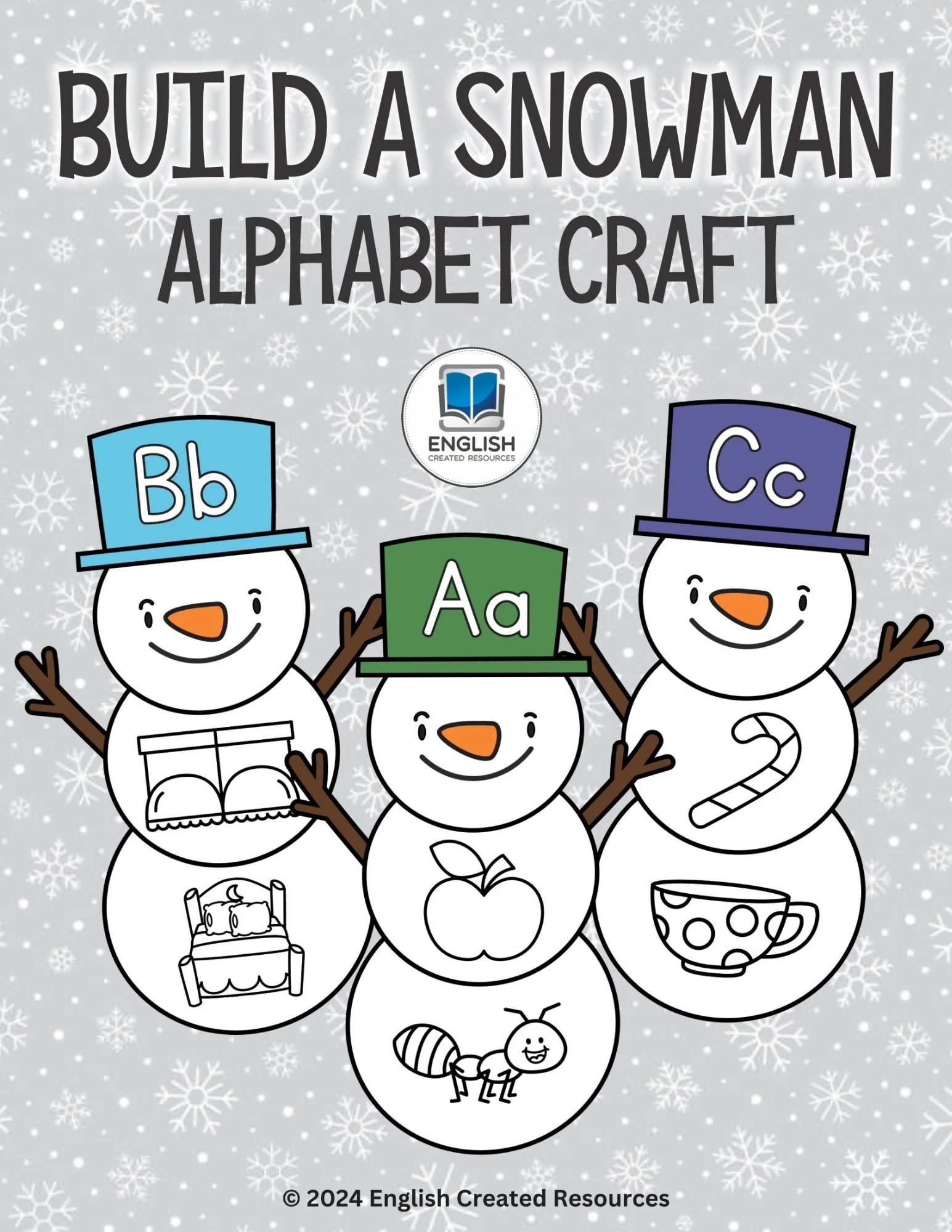 Snowman Alphabet Craft – English Created Resources