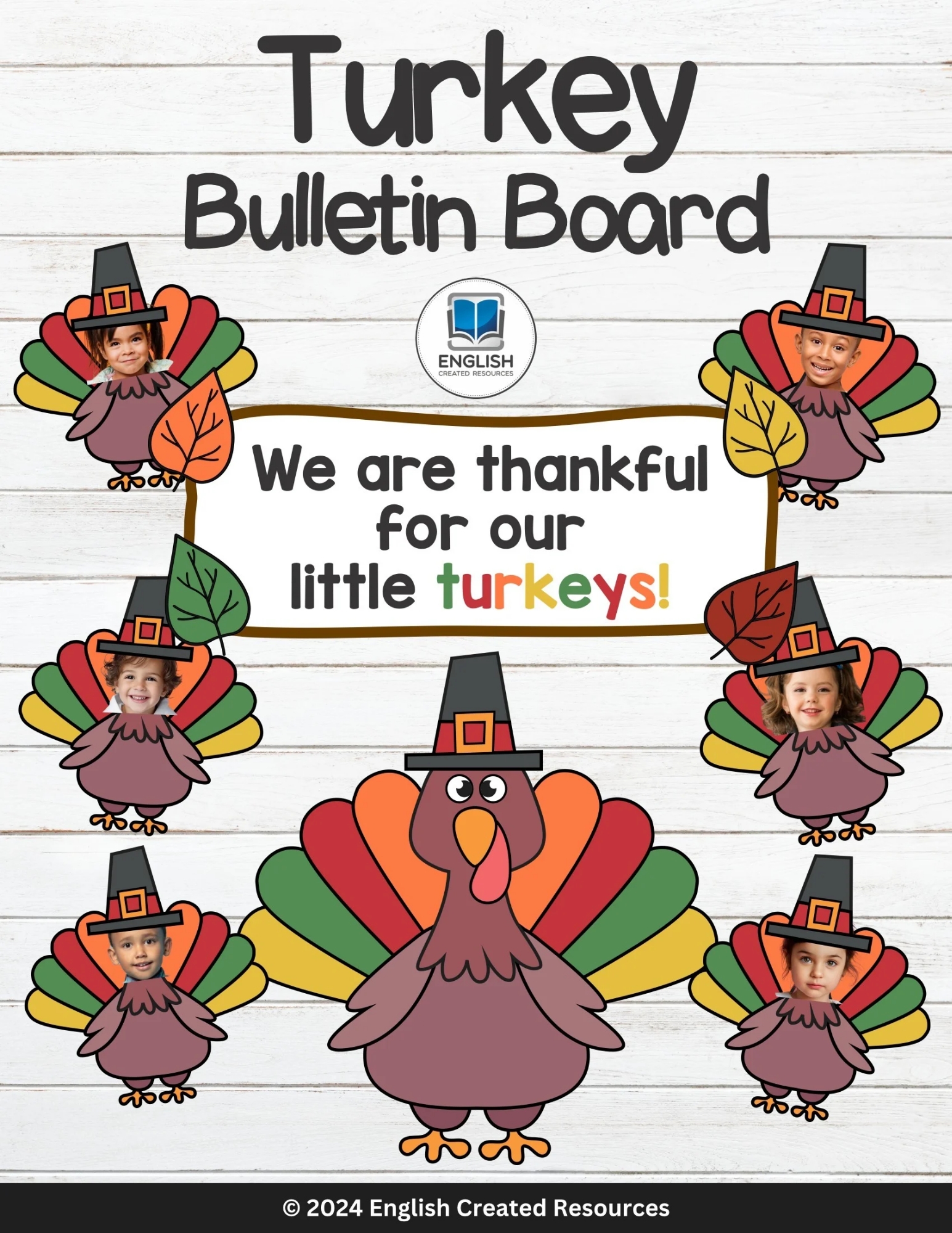 Turkey Bulletin Board – English Created Resources