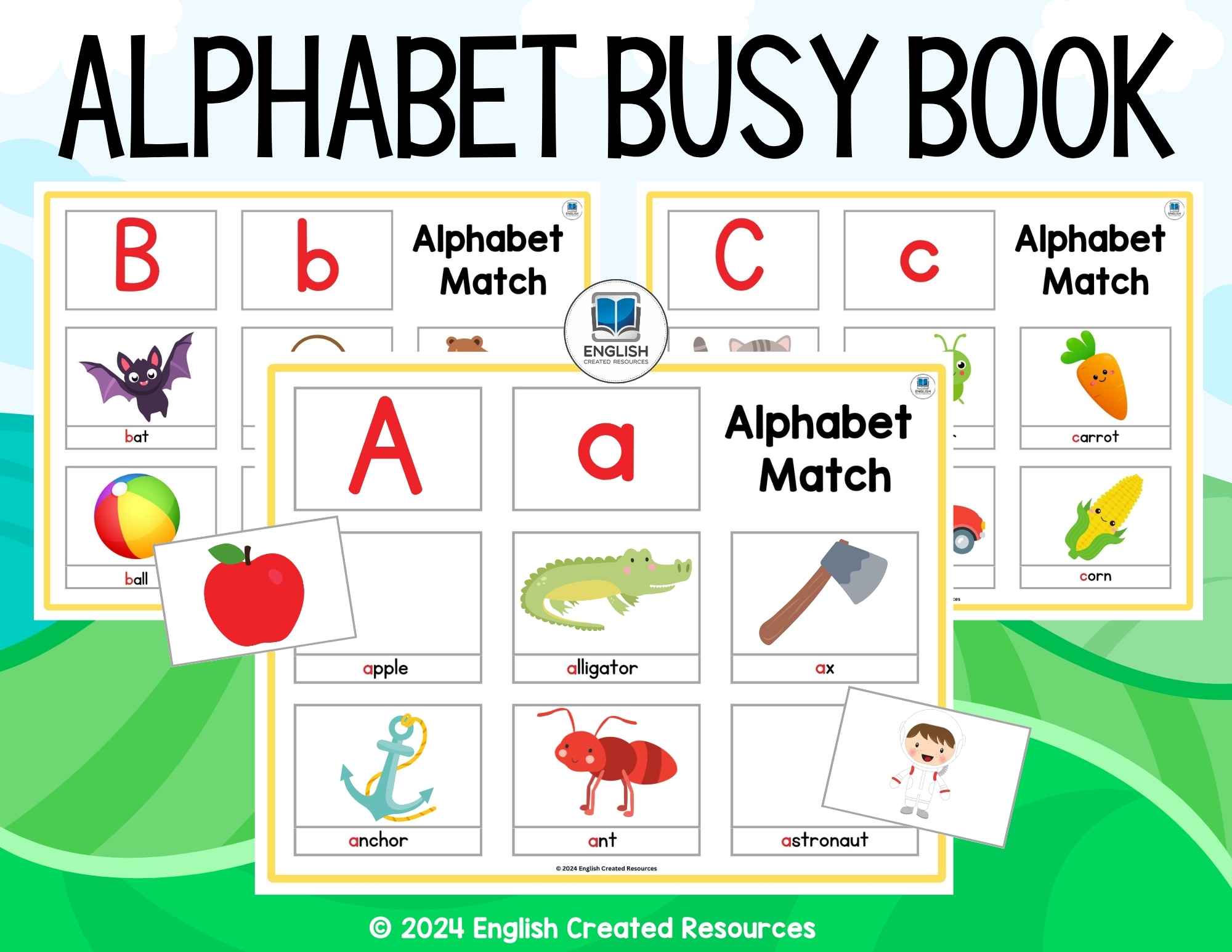 Alphabet Busy Book – English Created Resources