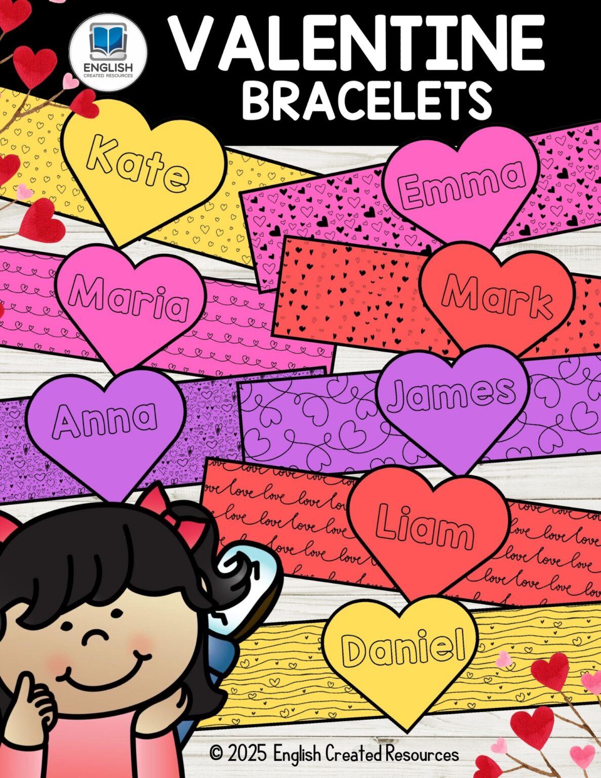 Valentine Bracelets Craft – English Created Resources