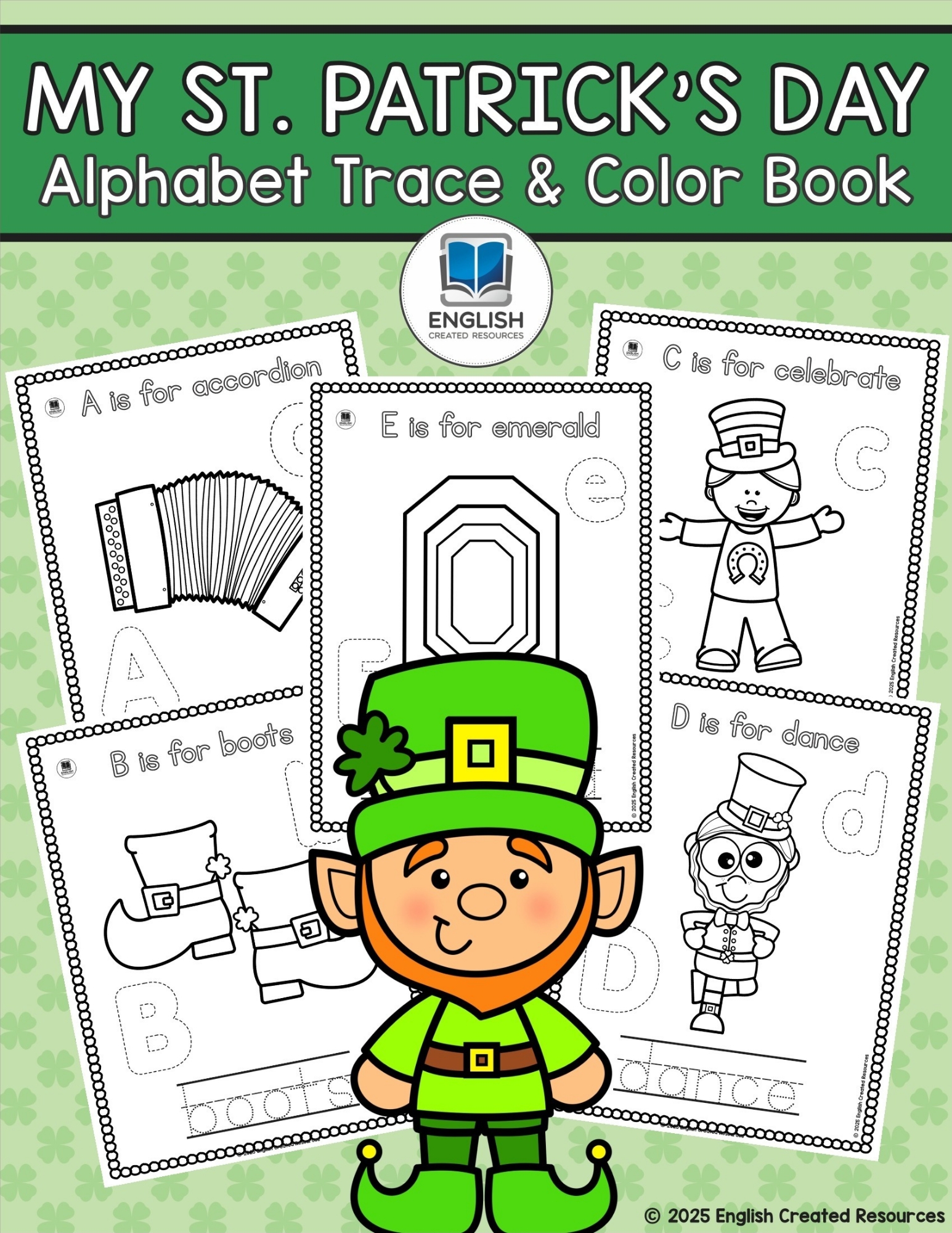 My St. Patrick’s Day Alphabet Book – English Created Resources