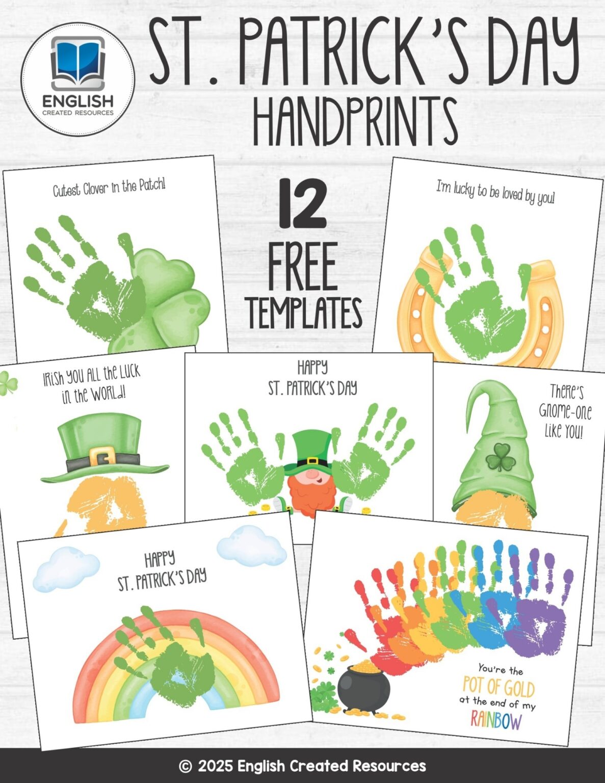 St. Patrick’s Day Handprints – English Created Resources