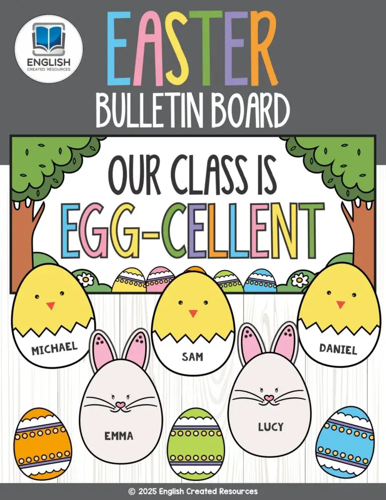 Easter Egg Bulletin Board – English Created Resources