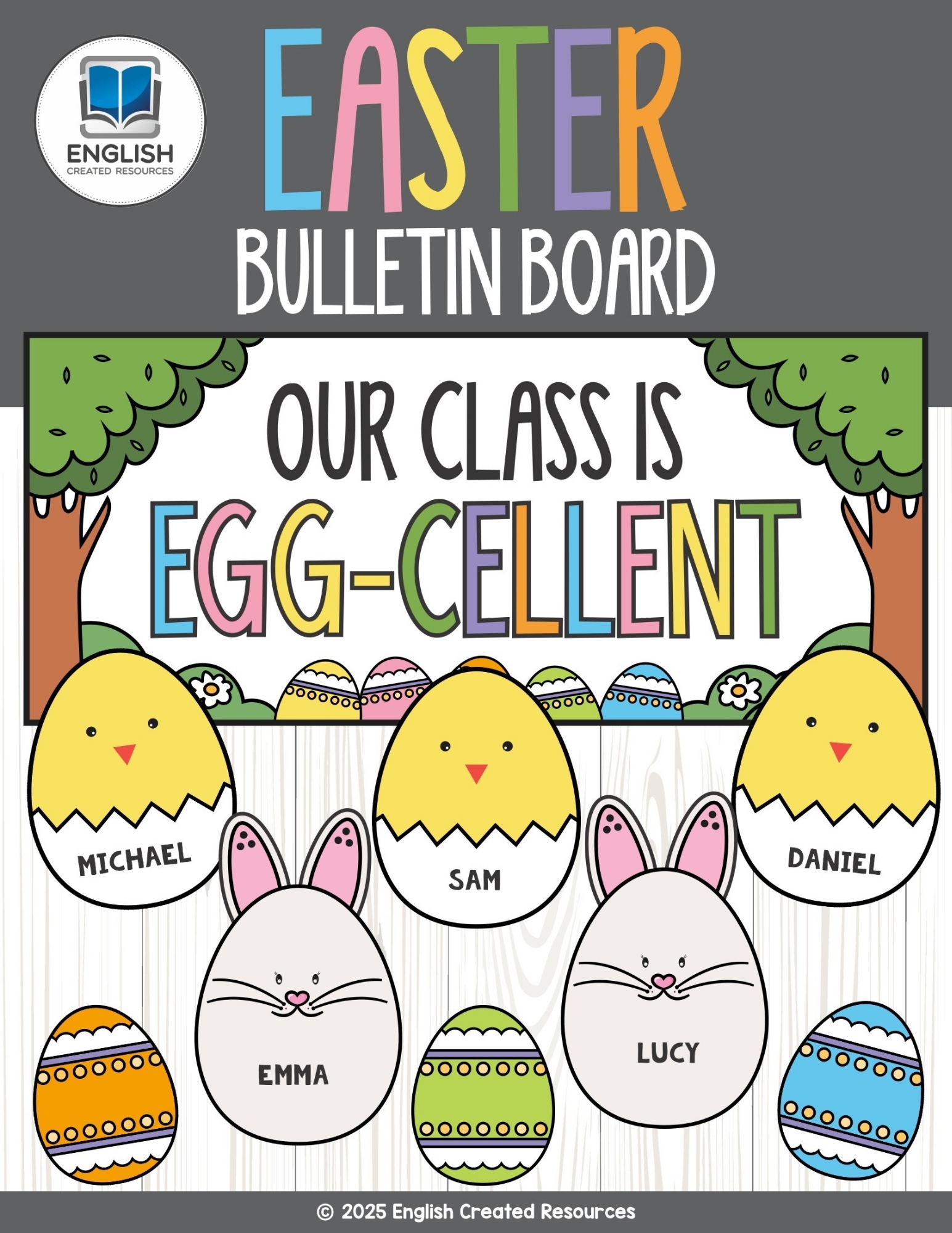 Easter Egg Bulletin Board – English Created Resources