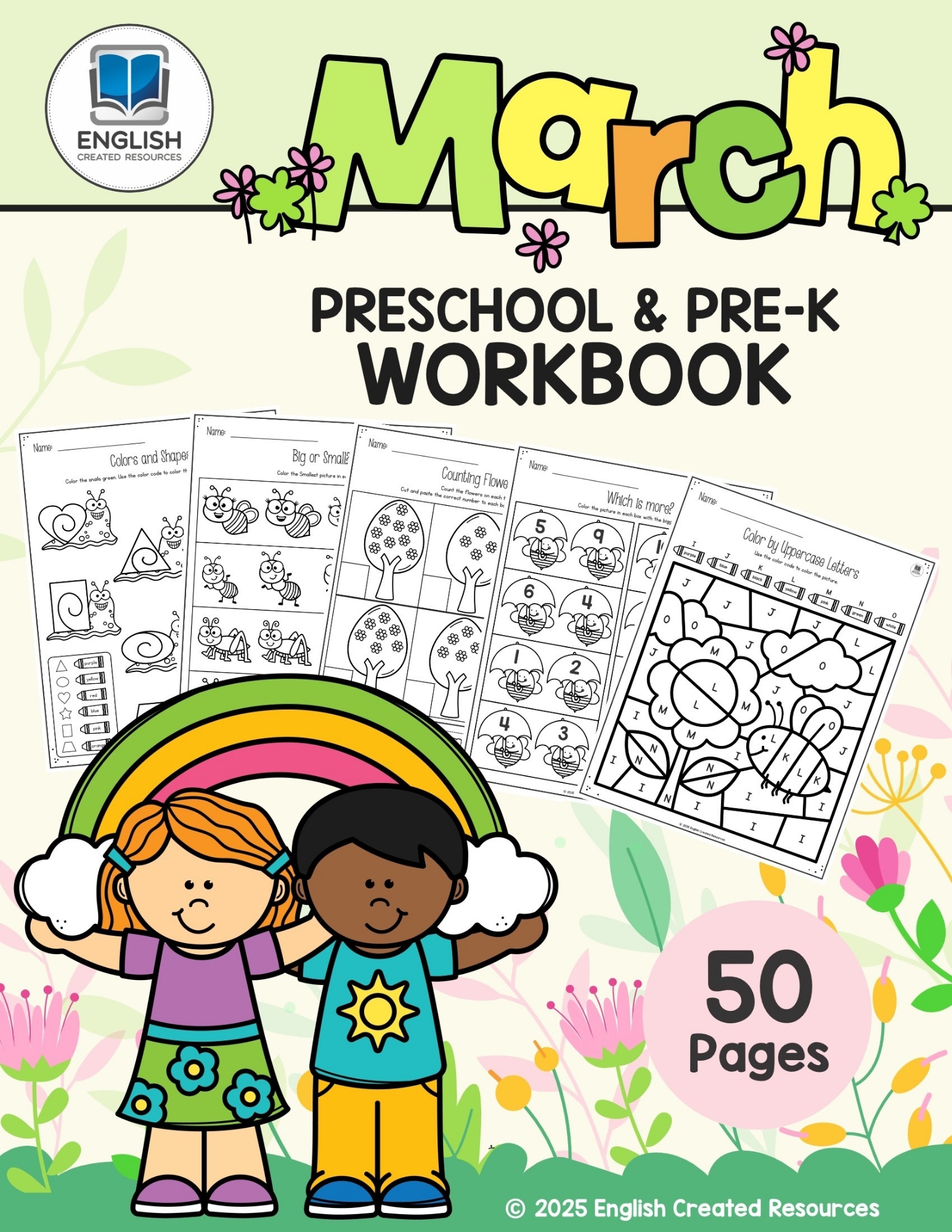 My March Workbook – English Created Resources