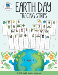 Earth Day Tracing Strips – English Created Resources