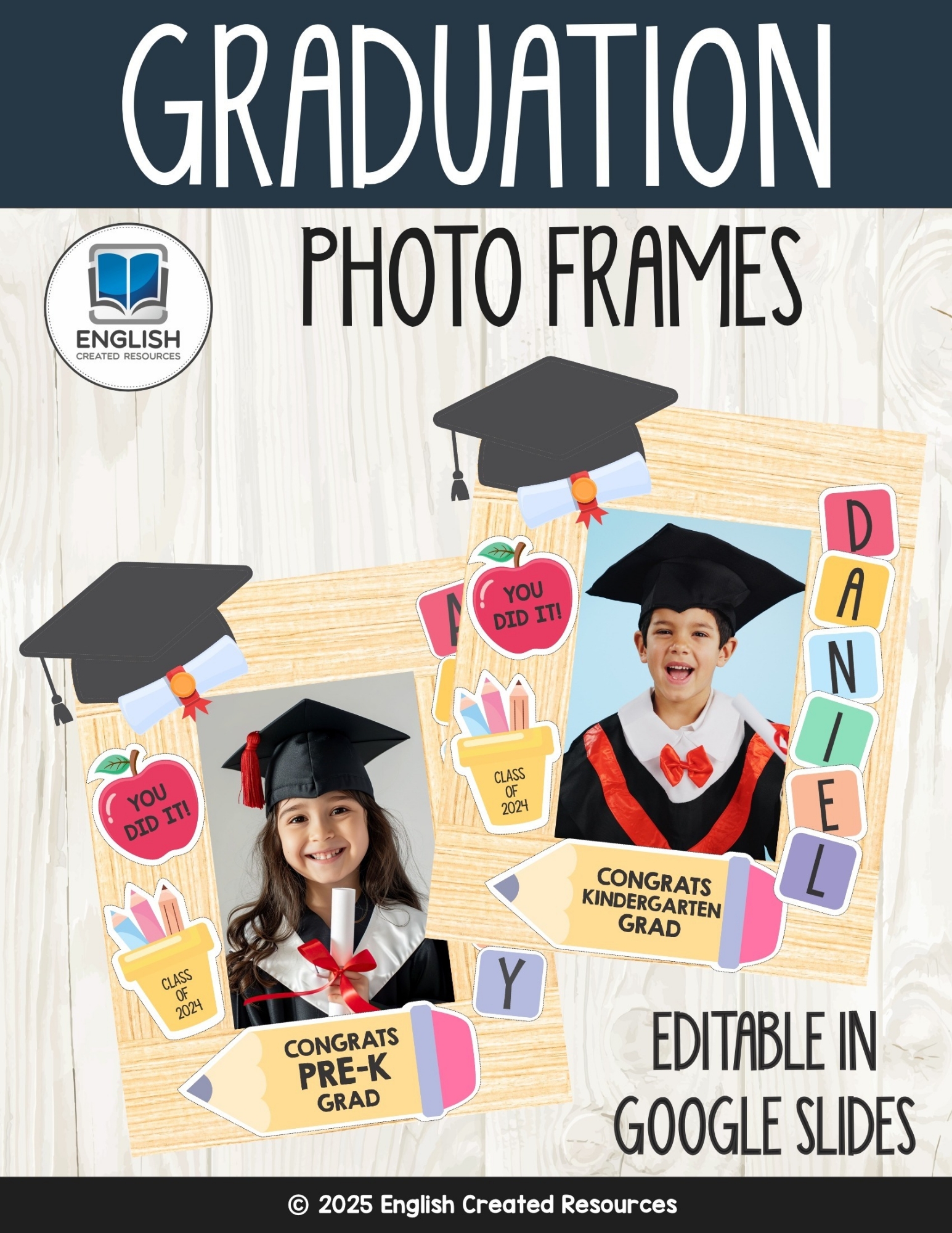 Graduation Photo Frames – English Created Resources
