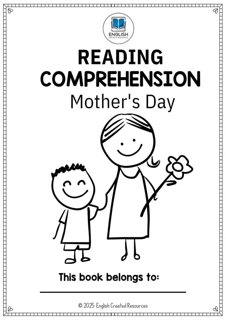 KG Reading Comprehension Mother’s Day – English Created Resources
