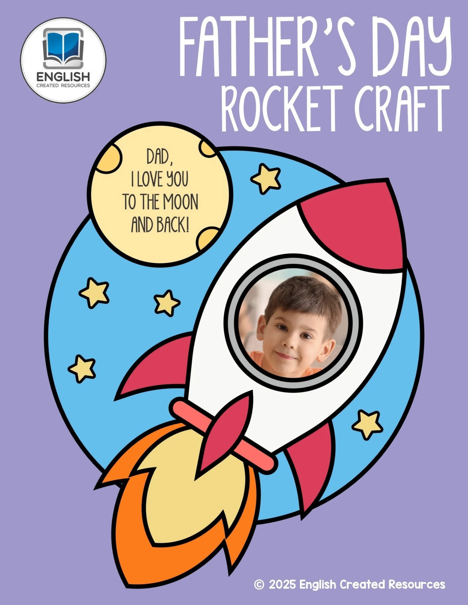 Father’s Day Rocket Craft – English Created Resources
