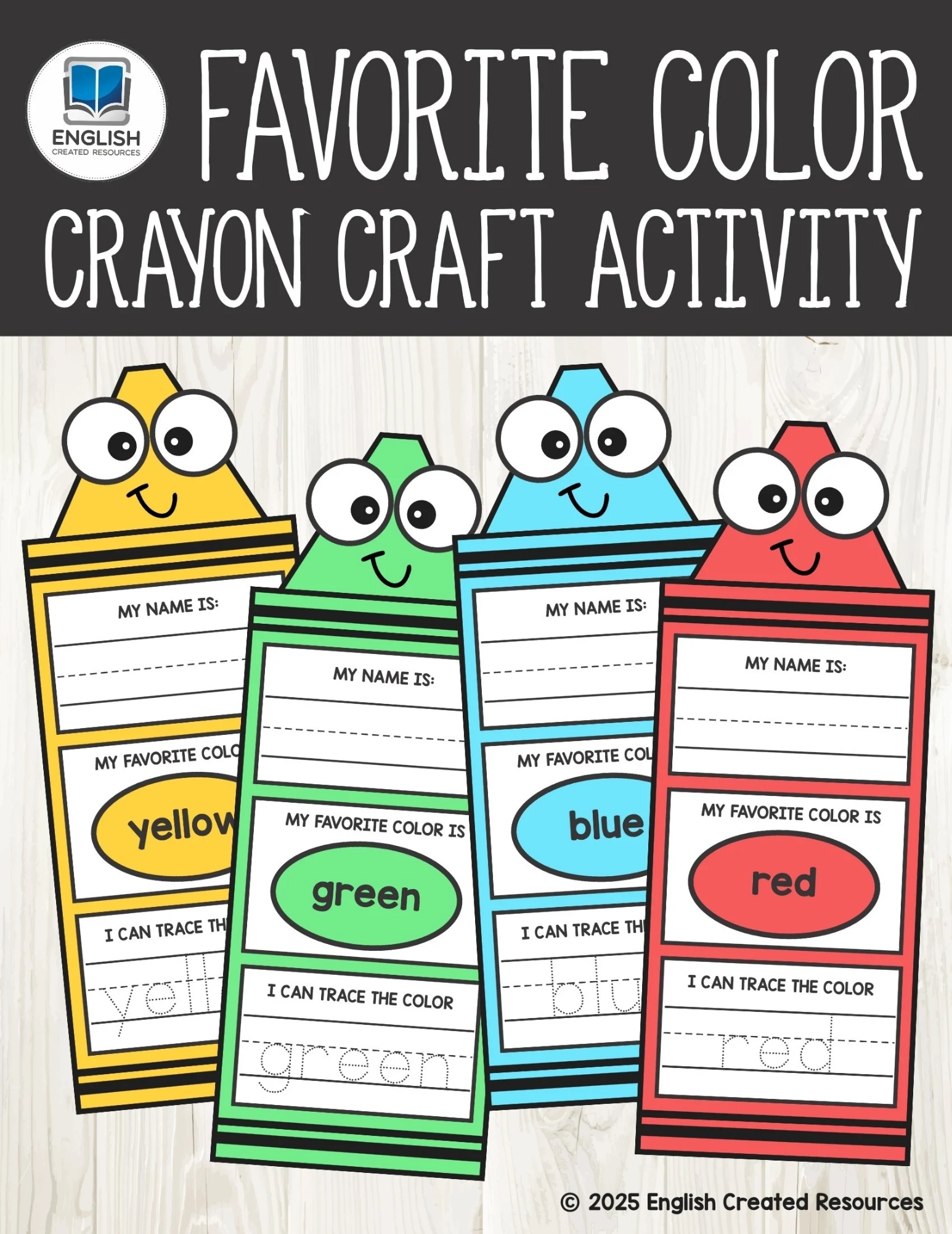 Favorite Color Crayon Craft – English Created Resources
