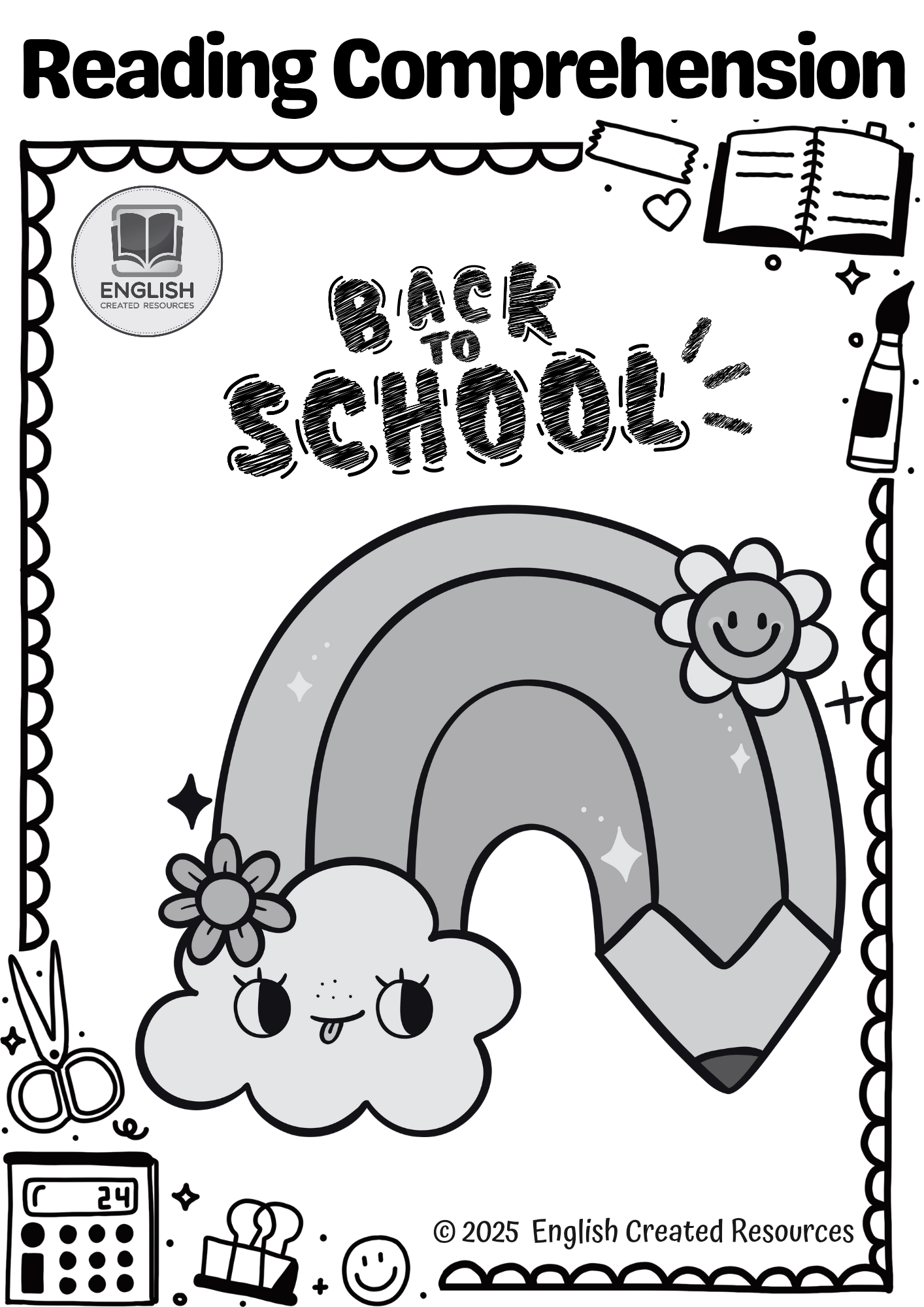 Back to School Reading Comprehension – English Created Resources