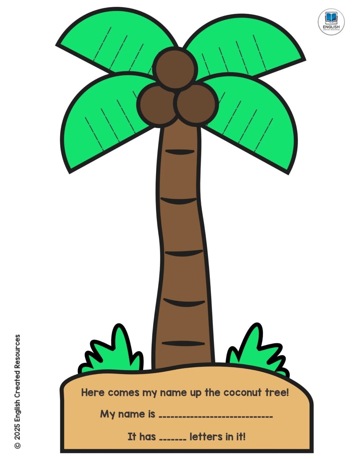 Chicka Chicka Name Craft – English Created Resources