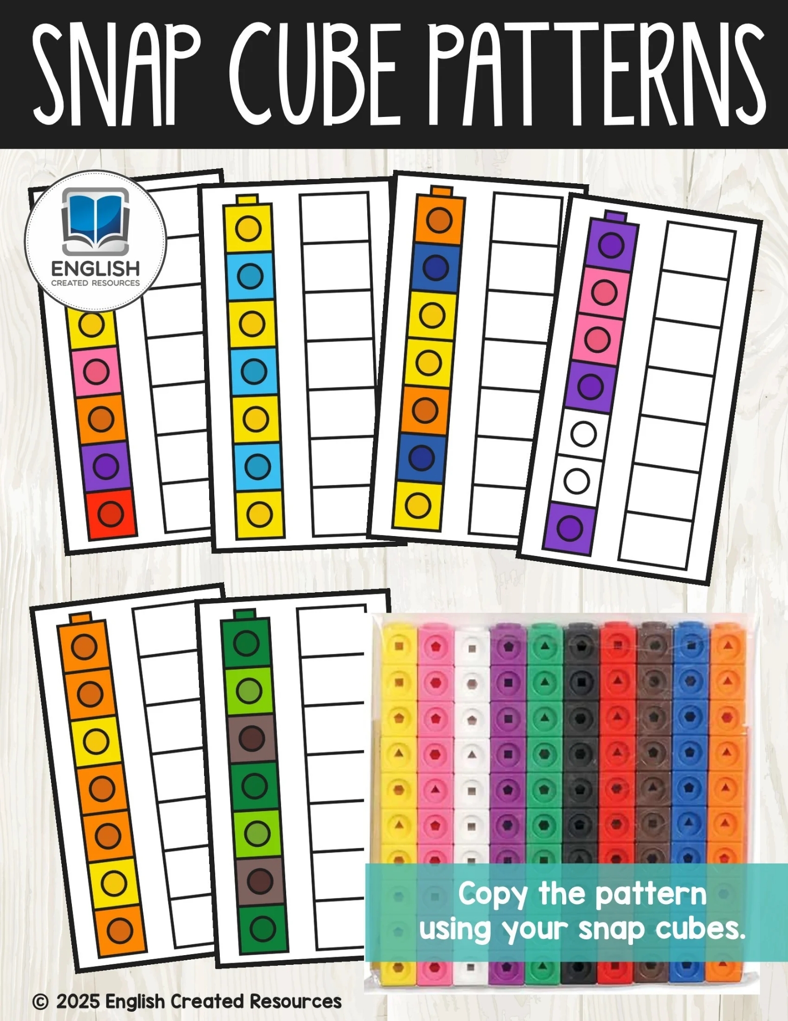Snap Cube Patterns – English Created Resources