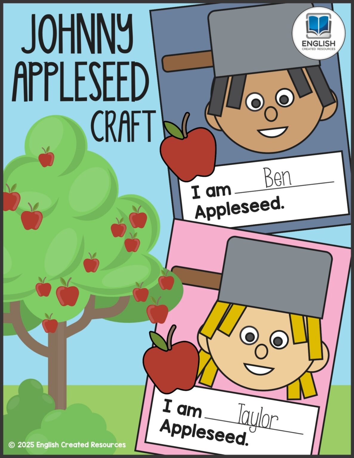 Johnny Appleseed Craft – English Created Resources