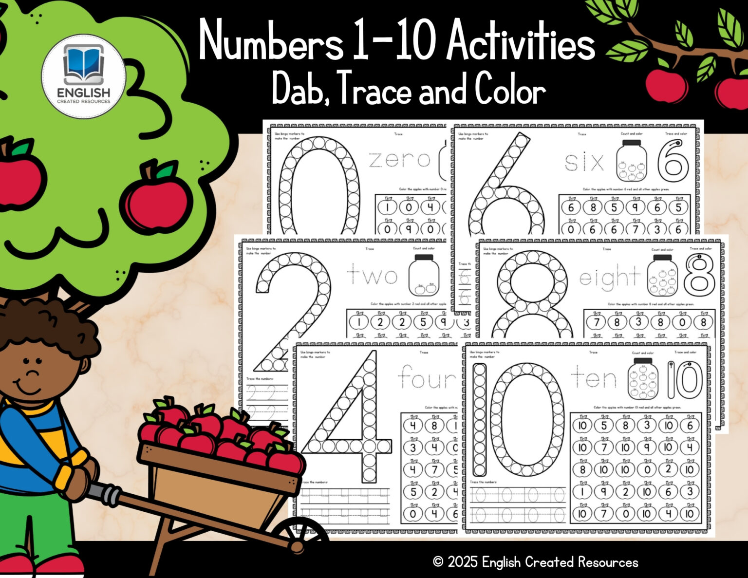 Numbers 1-10 Activities – English Created Resources