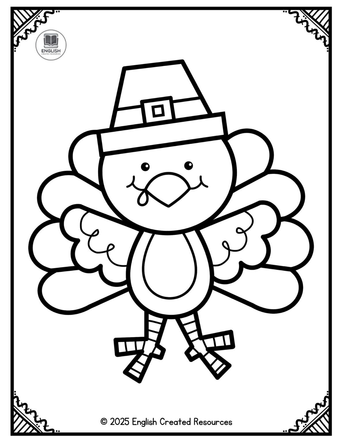 Thanksgiving Coloring Pages – English Created Resources
