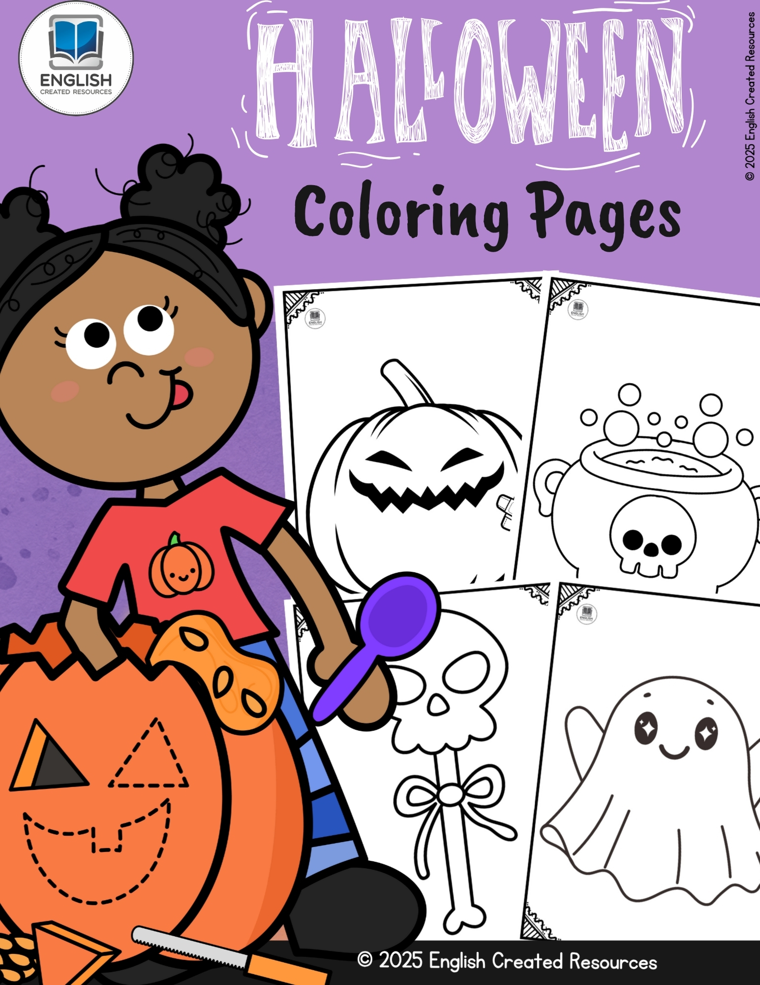 Halloween Coloring Activities – English Created Resources